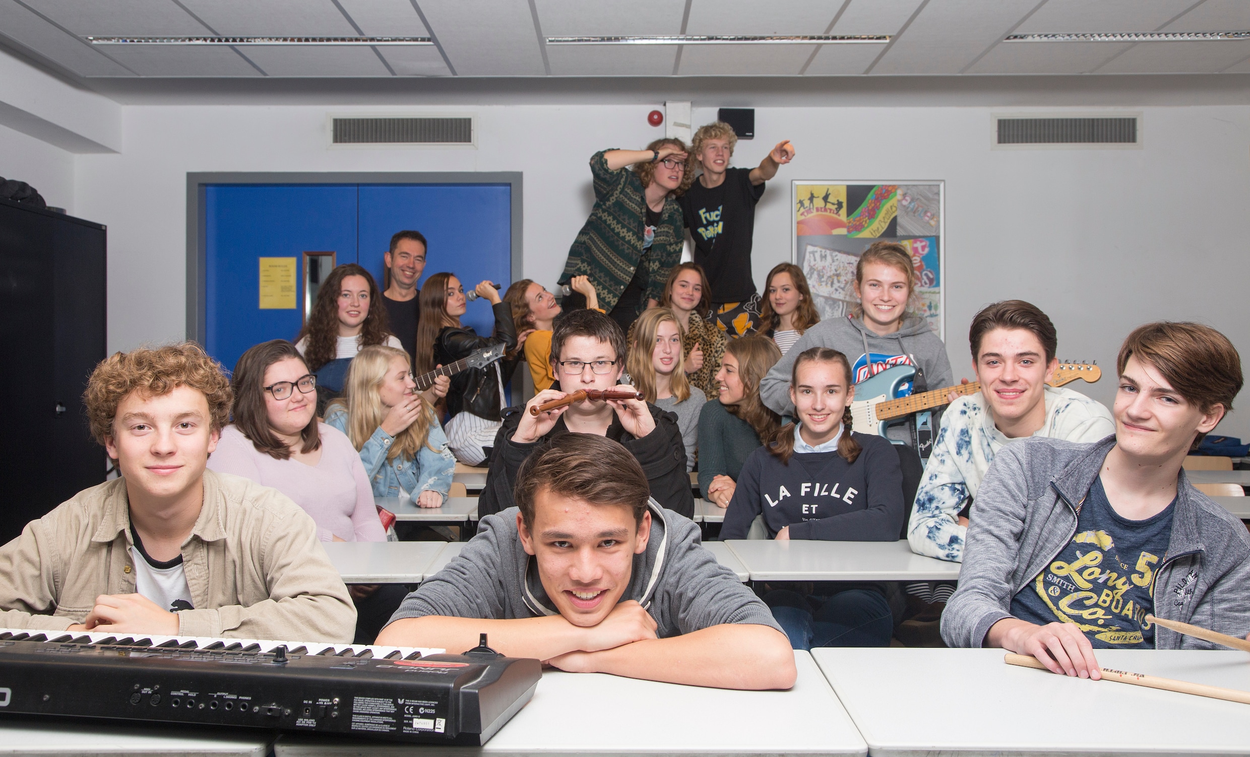 In mijn klas zitten 18 van de leukste jonge mensen die ik ooit zal ...