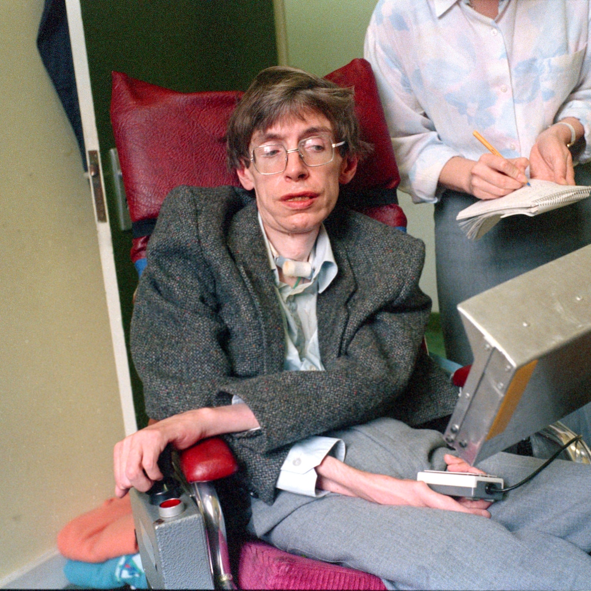 Stephen Hawking Jong New Scientist Presenteert Nieuwe Biografie