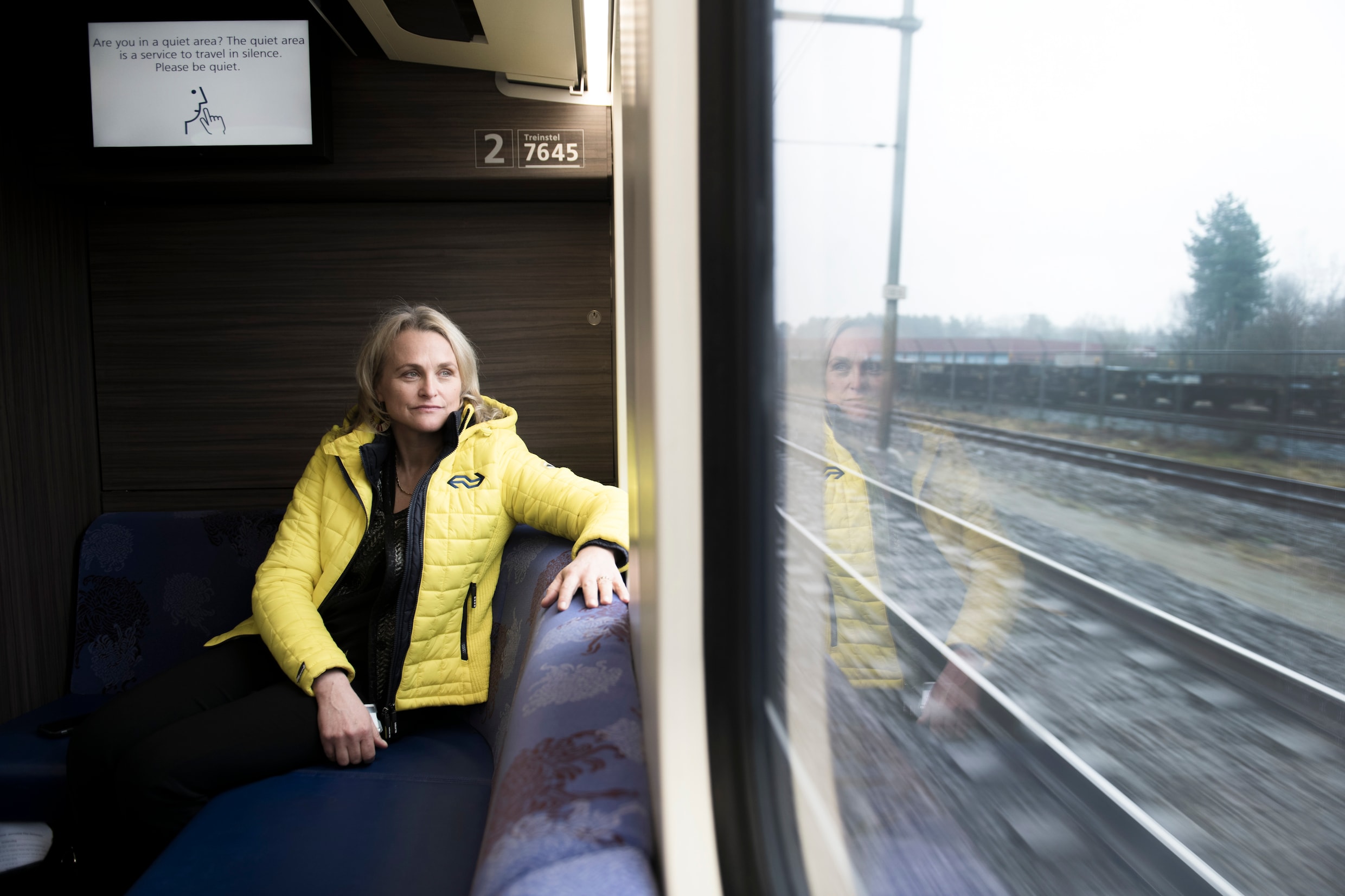 NS-directrice Marjan Rintel schuift wekelijks aan bij de machinisten ...