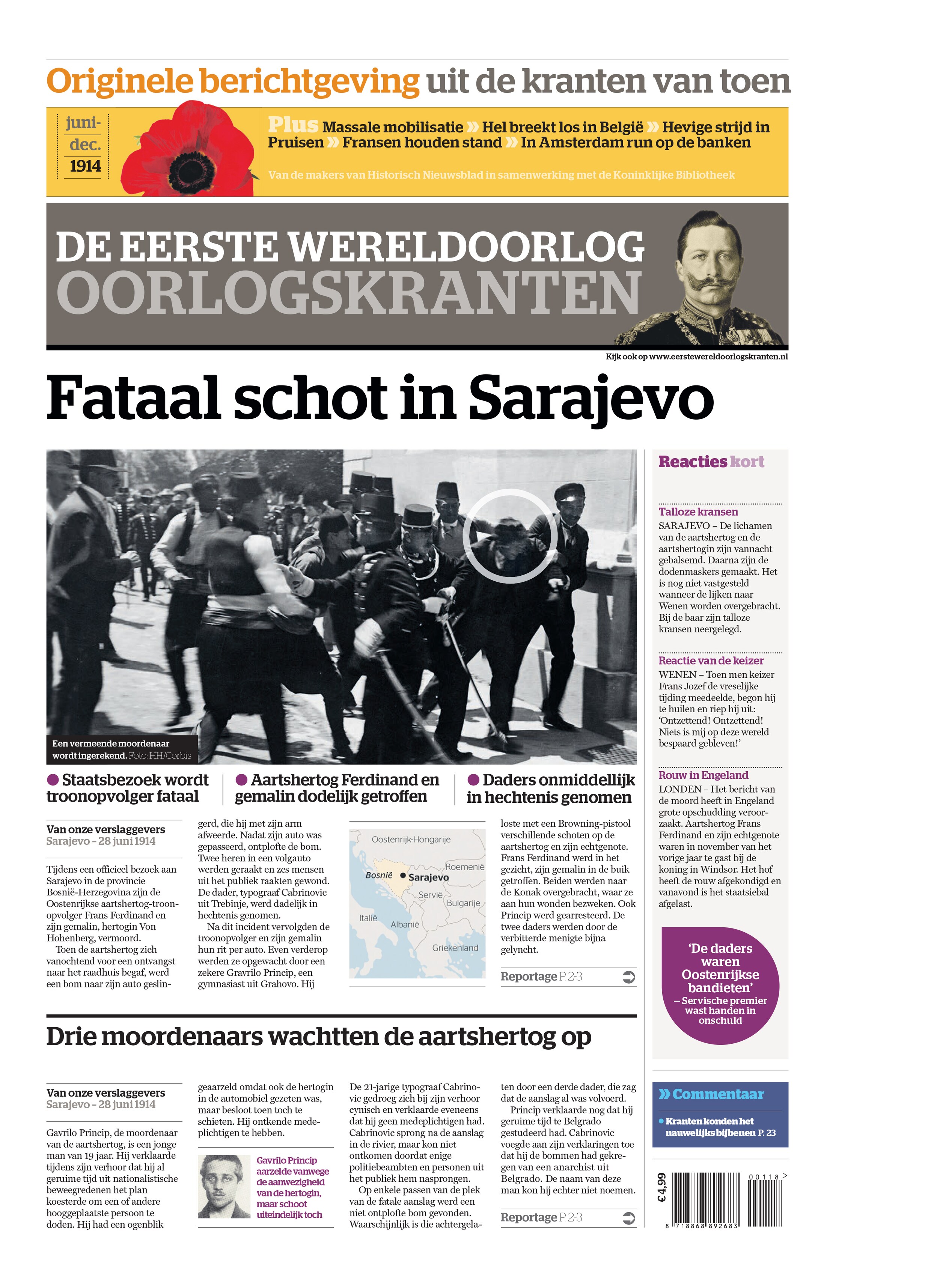 De Eerste Wereldoorlog maakte journalisten tot trapezewerkers | Trouw