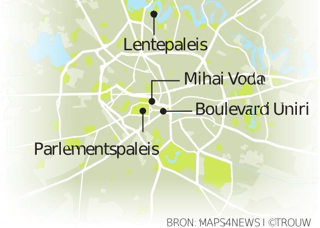 Het ego van dictator Ceausescu heeft zijn sporen achtergelaten in ...