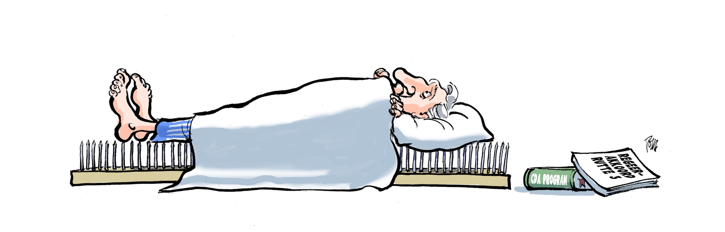 Een jaar in Rutte III: Het CDA regeert op een spijkerbed | Trouw