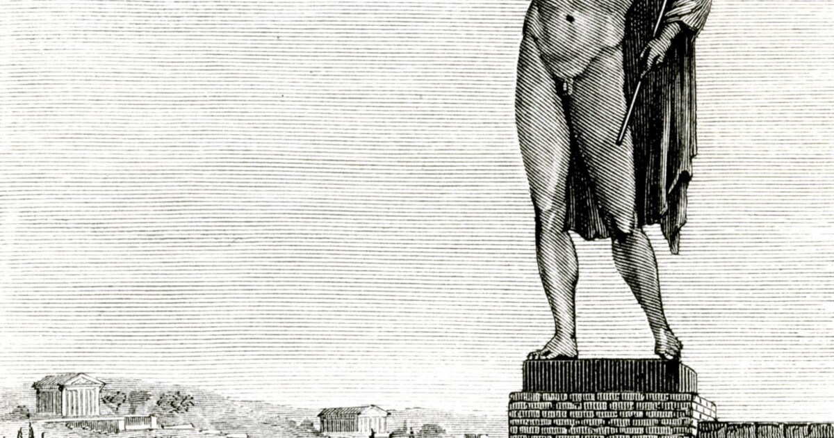 De Kolossus van Rhodos wekte de toorn van de goden | Trouw