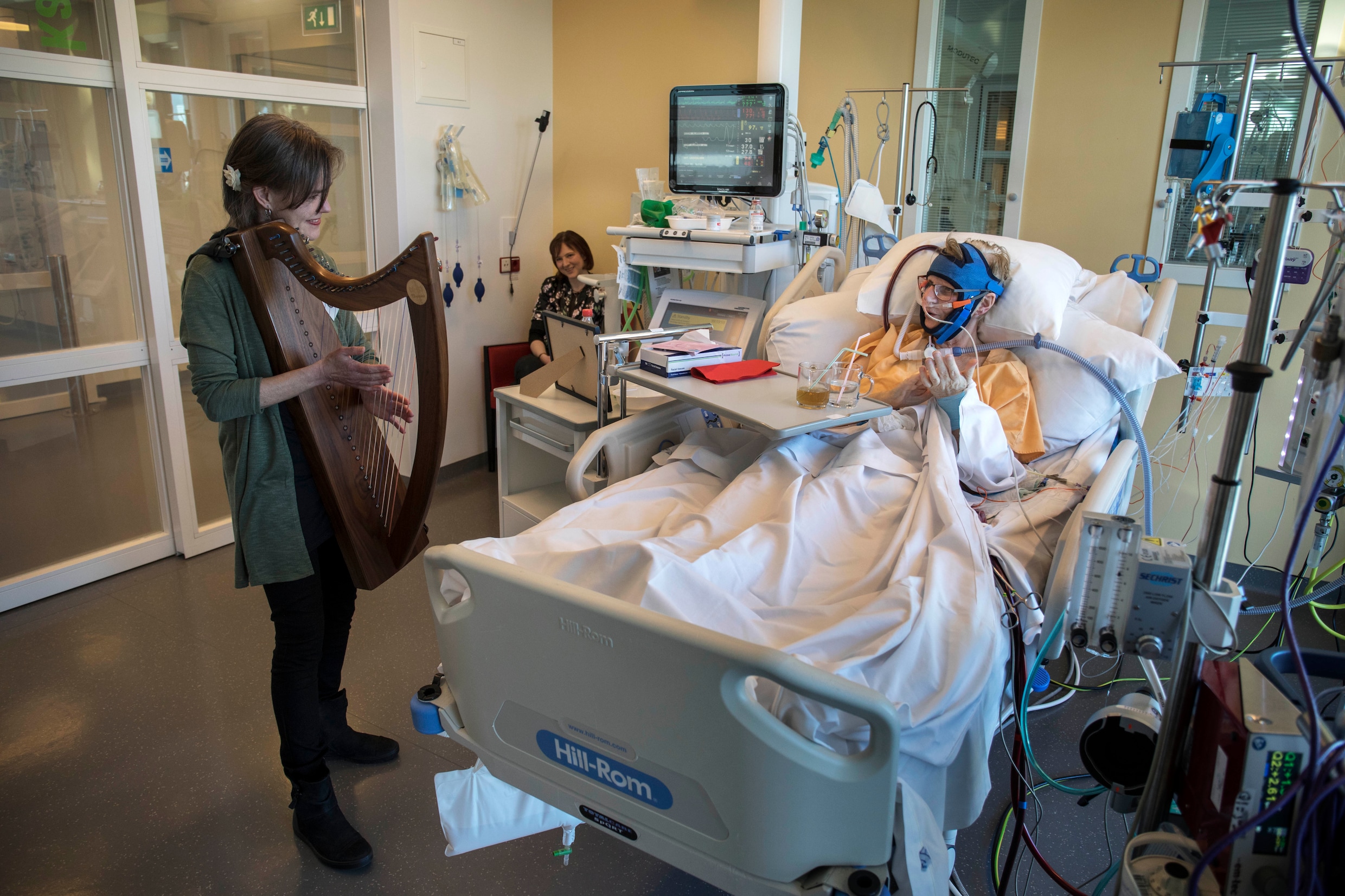 Live muziek op intensive care: ‘Als we spelen, zien we de hartslag van ...