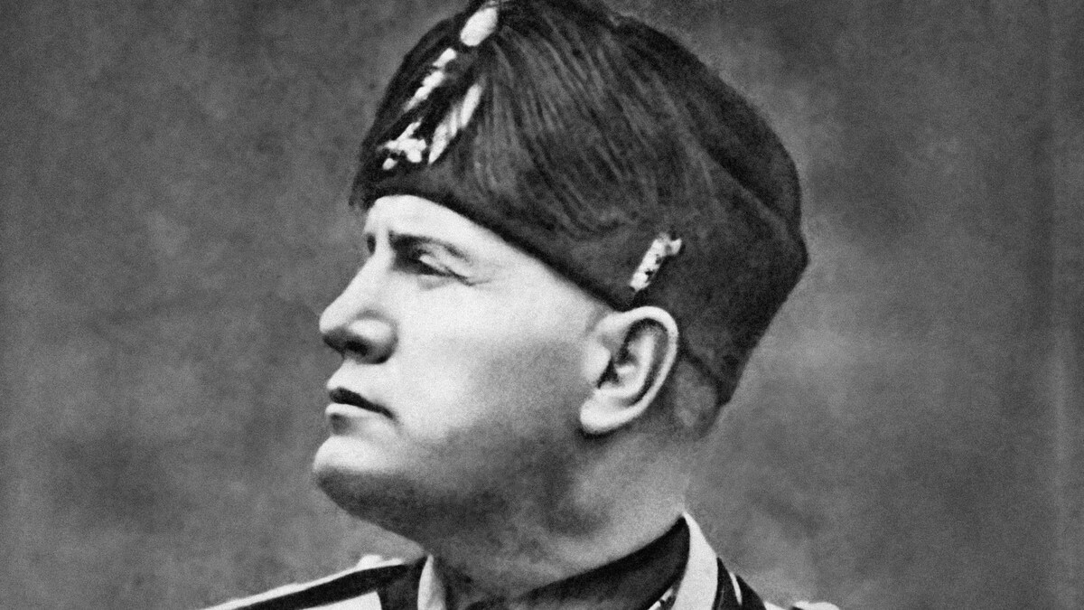 Mussolini Citeert Fascisme 1940 Ca. , Italy : The Italian Fascist Duce