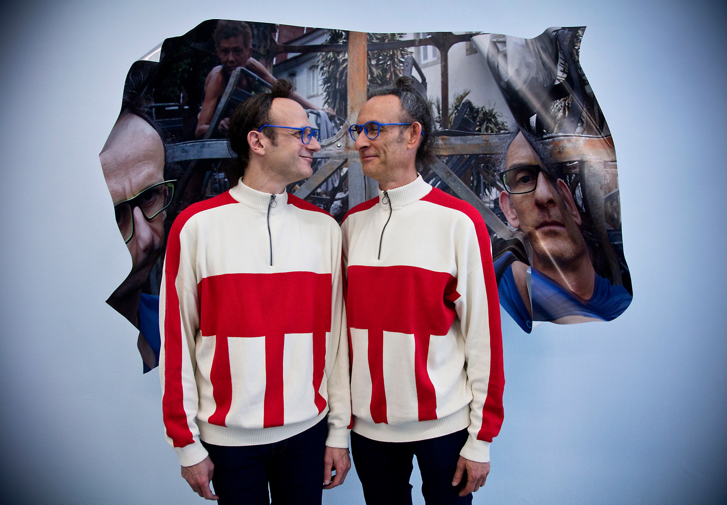 Kunstenaars Gil Nader (51) en Moti Porat (47) nemen je mee in de ...