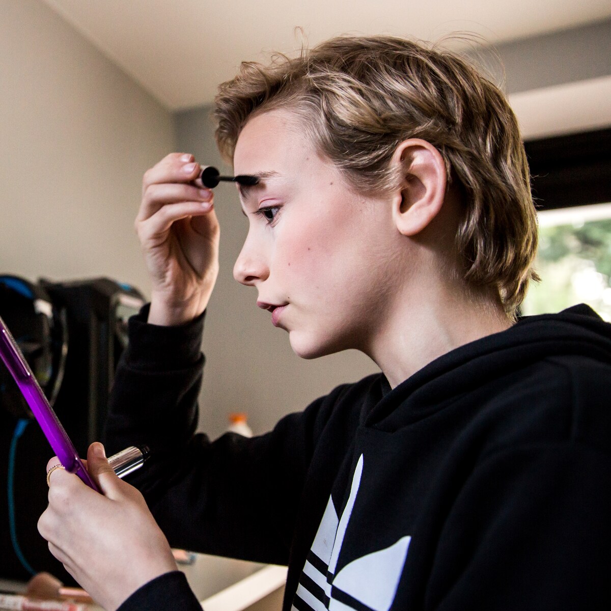 Jongen George Oog Make Up