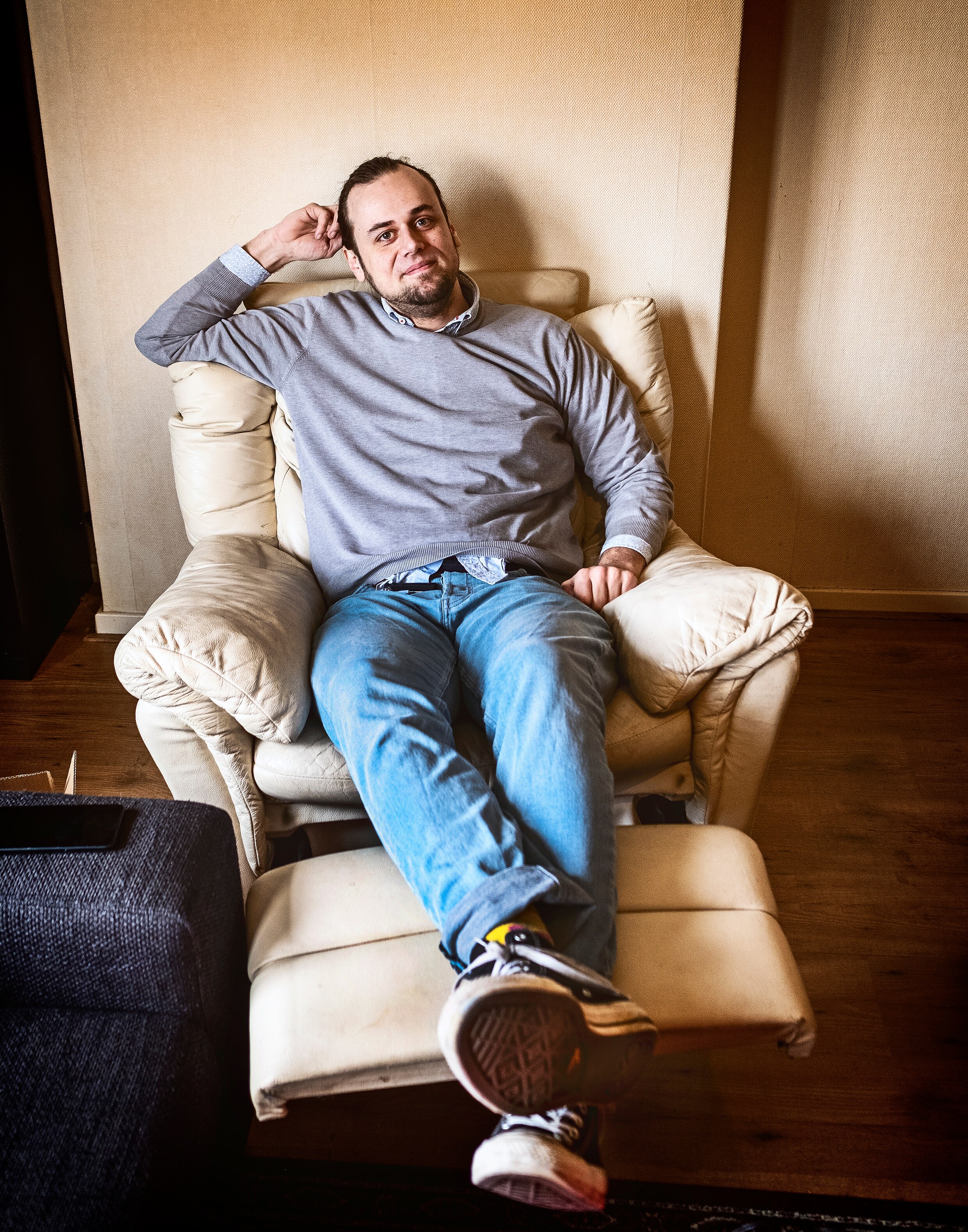 Dichter Jonathan Griffioen: Voor mij is ‘idioot’ een interessant woord ...