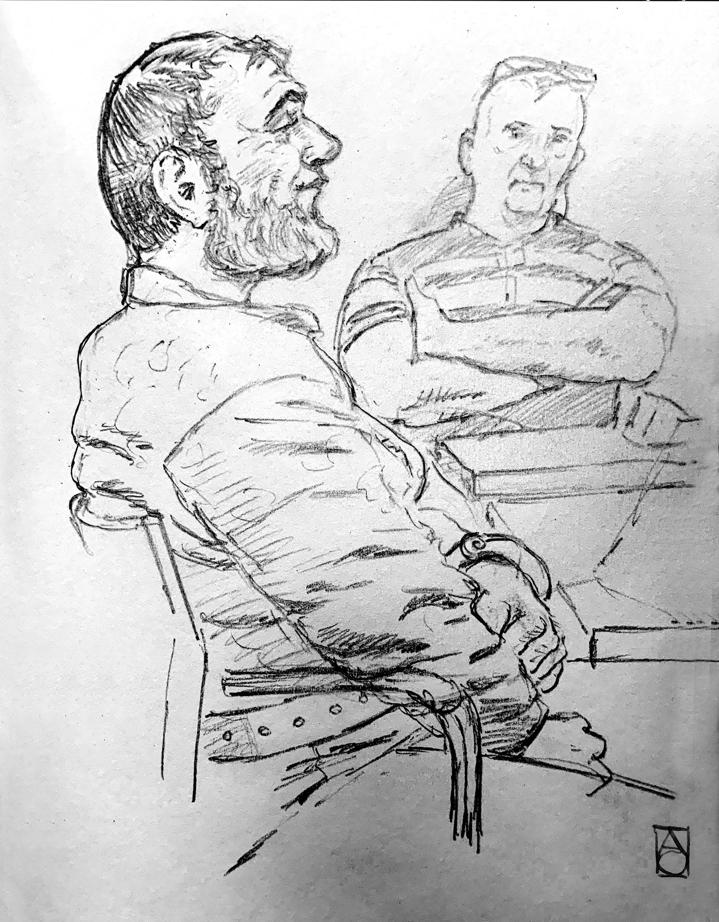 Gökmen T. steekt middelvinger op naar rechter en bespuugt advocaat | Trouw