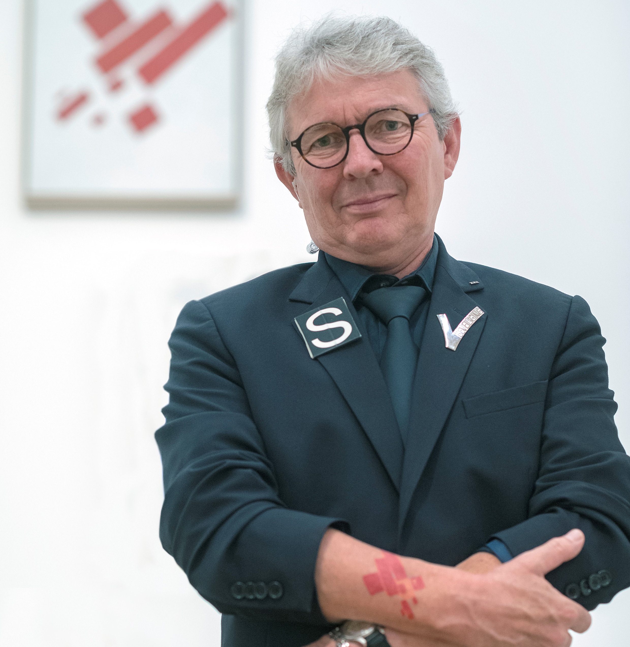 Deze museumbeveiliger zette zijn favoriete Malevitsj als tattoo op zijn ...
