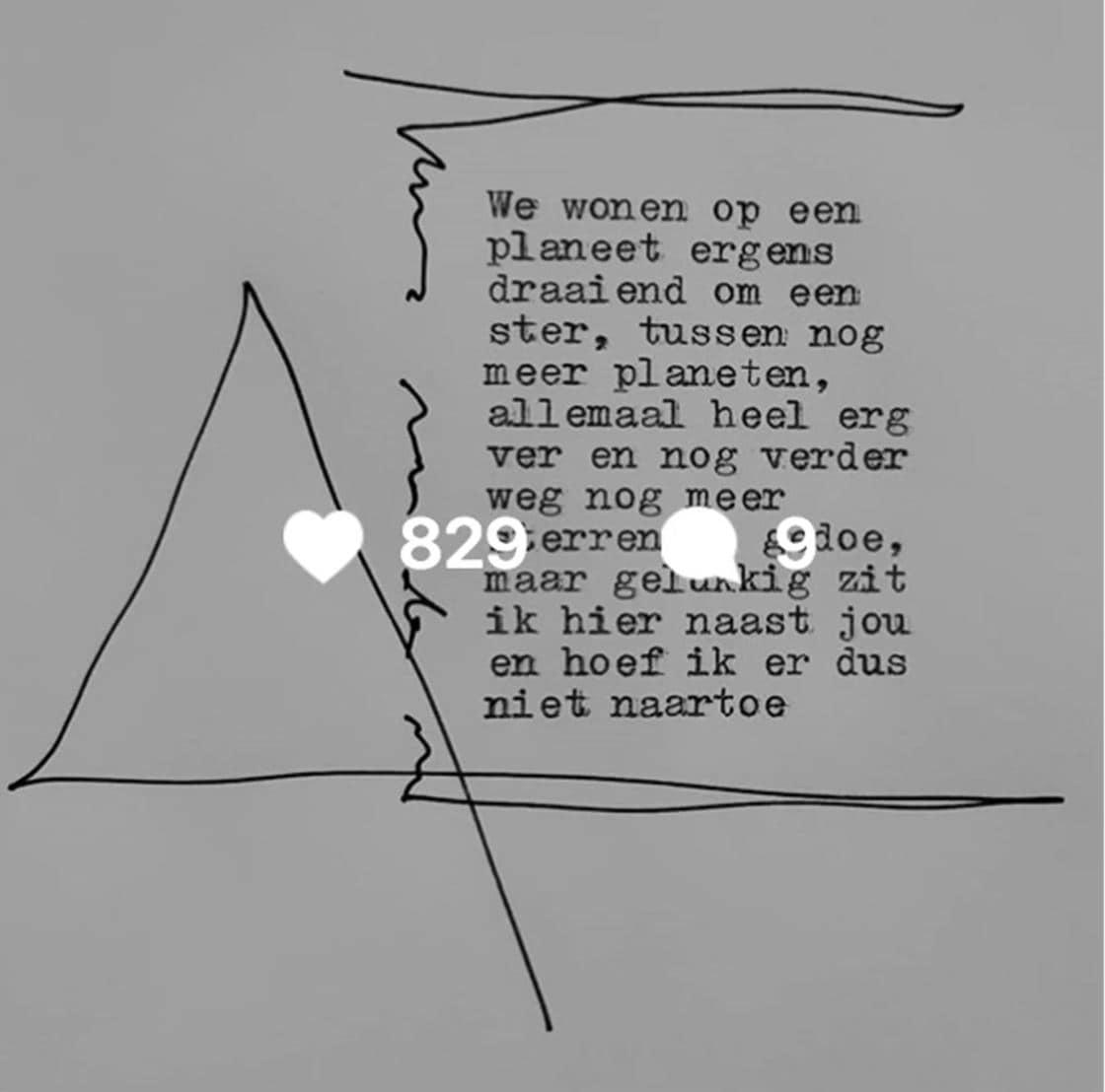 Dichten op Instagram: het past in een vierkant en rijmen hoeft niet | Trouw