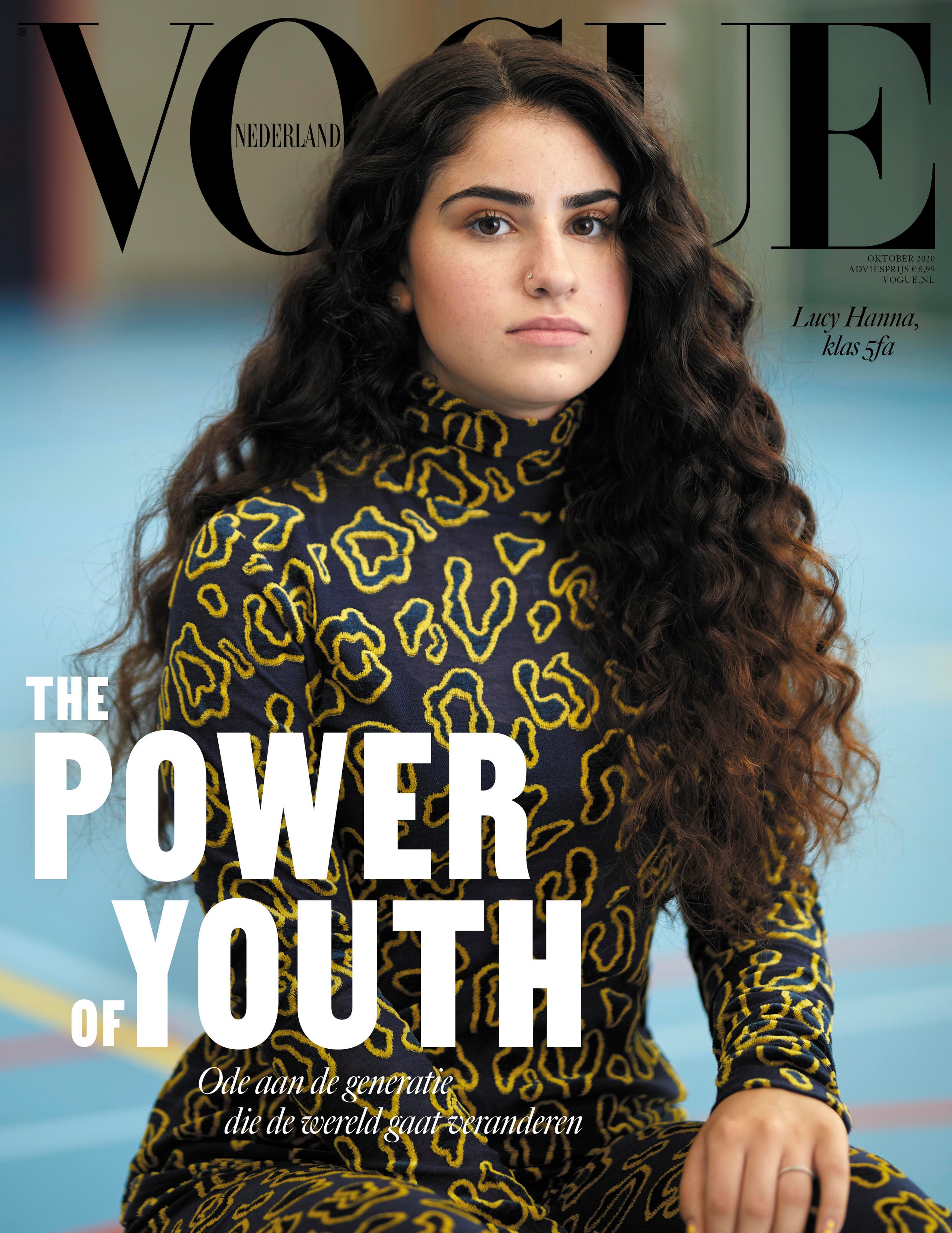 Is het een topmodel op de cover van Vogue? Nee, het is Ibrahim uit 5 ...