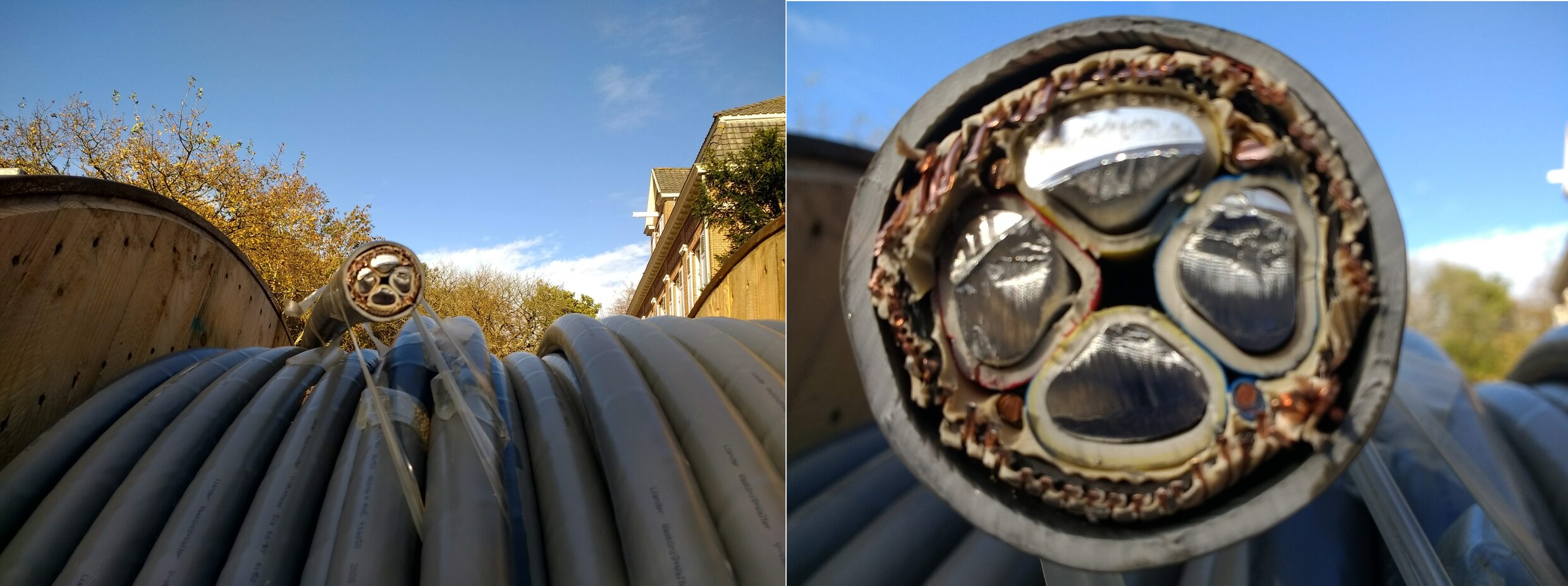 Met een superdikke kabel in de straat ben ik klaar voor een heel ...