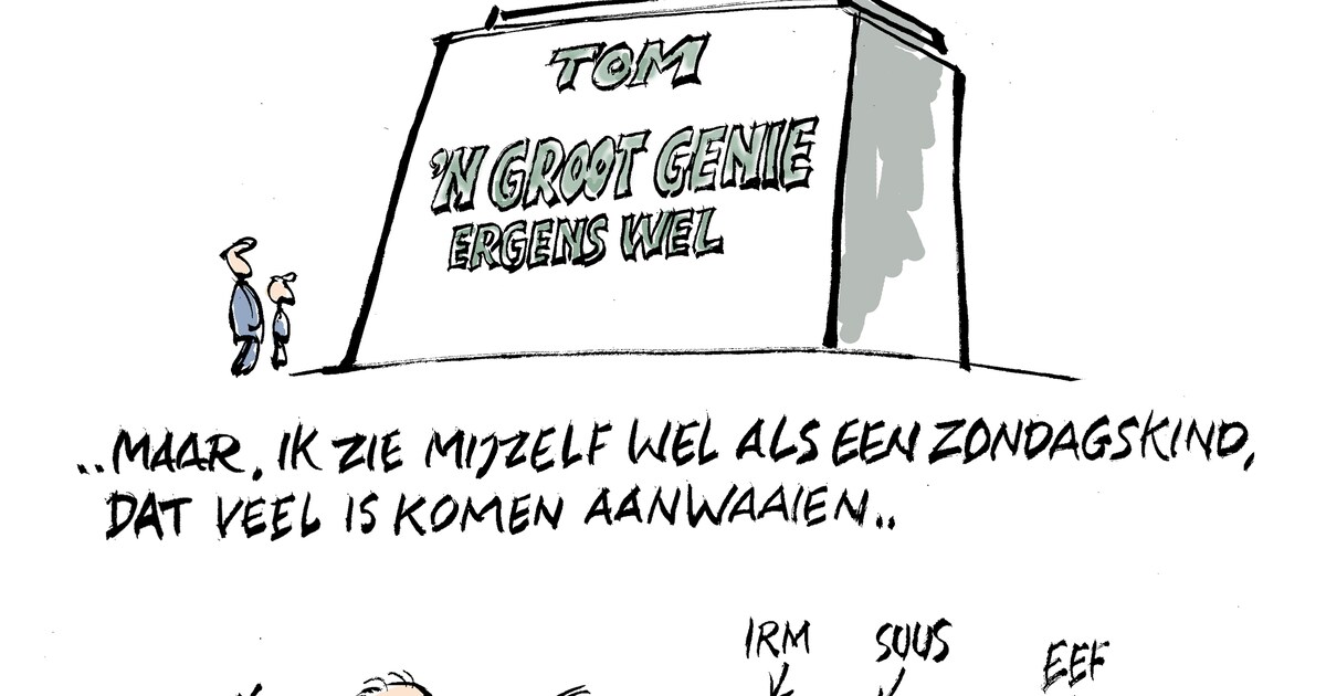 Trouw-tekenaar Tom Janssen is jarig, een interview in vijf cartoons | Trouw