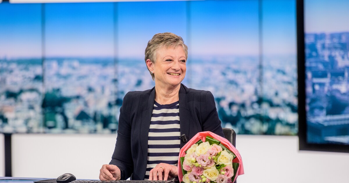 Als Grande Dame van het Vlaamse journaal kon Martine Tanghe blijven ...