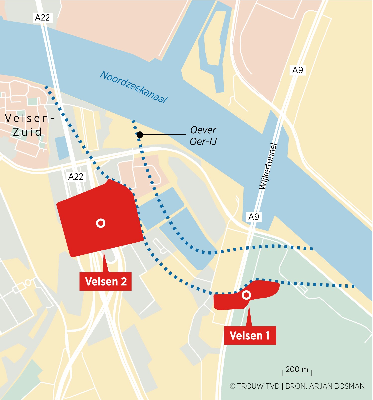 In Velsen rij je door het meest noordelijke Romeinse fort in Europa ...