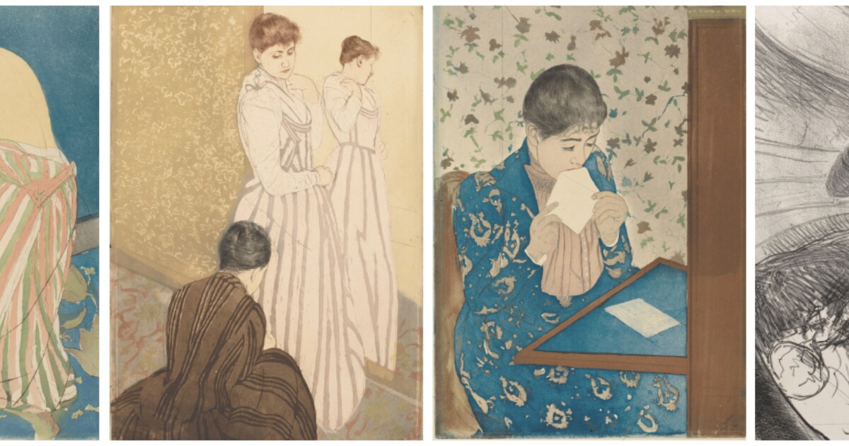 Mary Cassatt, een van de weinige vrouwelijke collega's van Vincent van ...