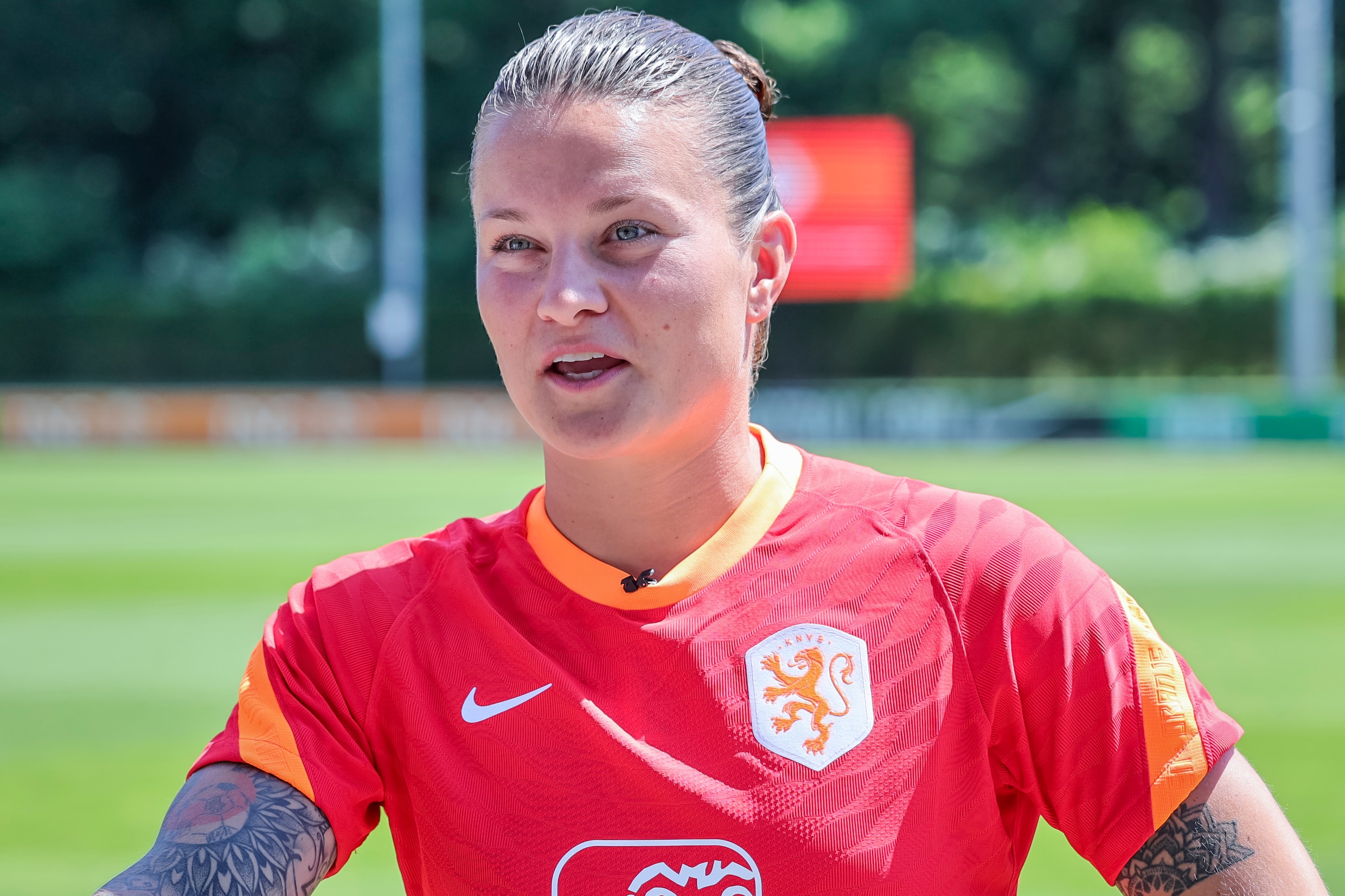 Sherida Spitse speelt deze week haar 200ste interland. ‘Misschien kan ...