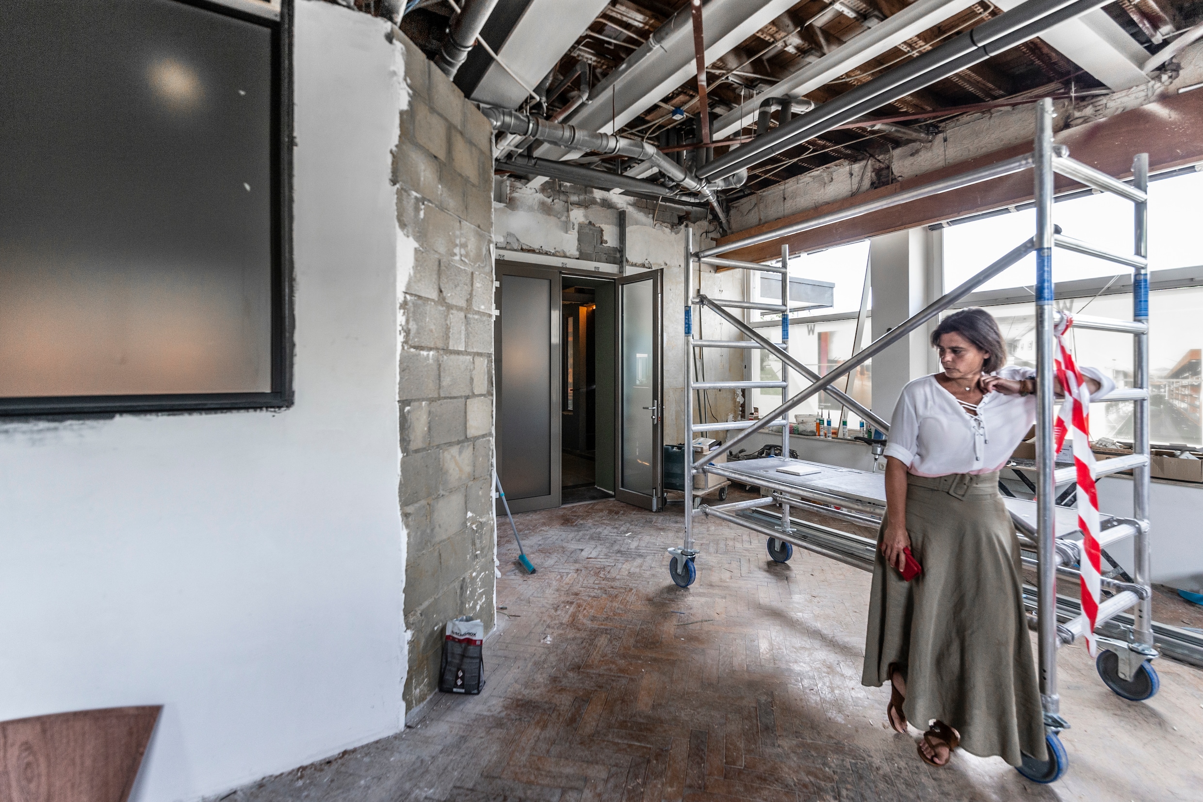 Hoteleigenaar Georges Laheij was door de watersnood technisch failliet ...