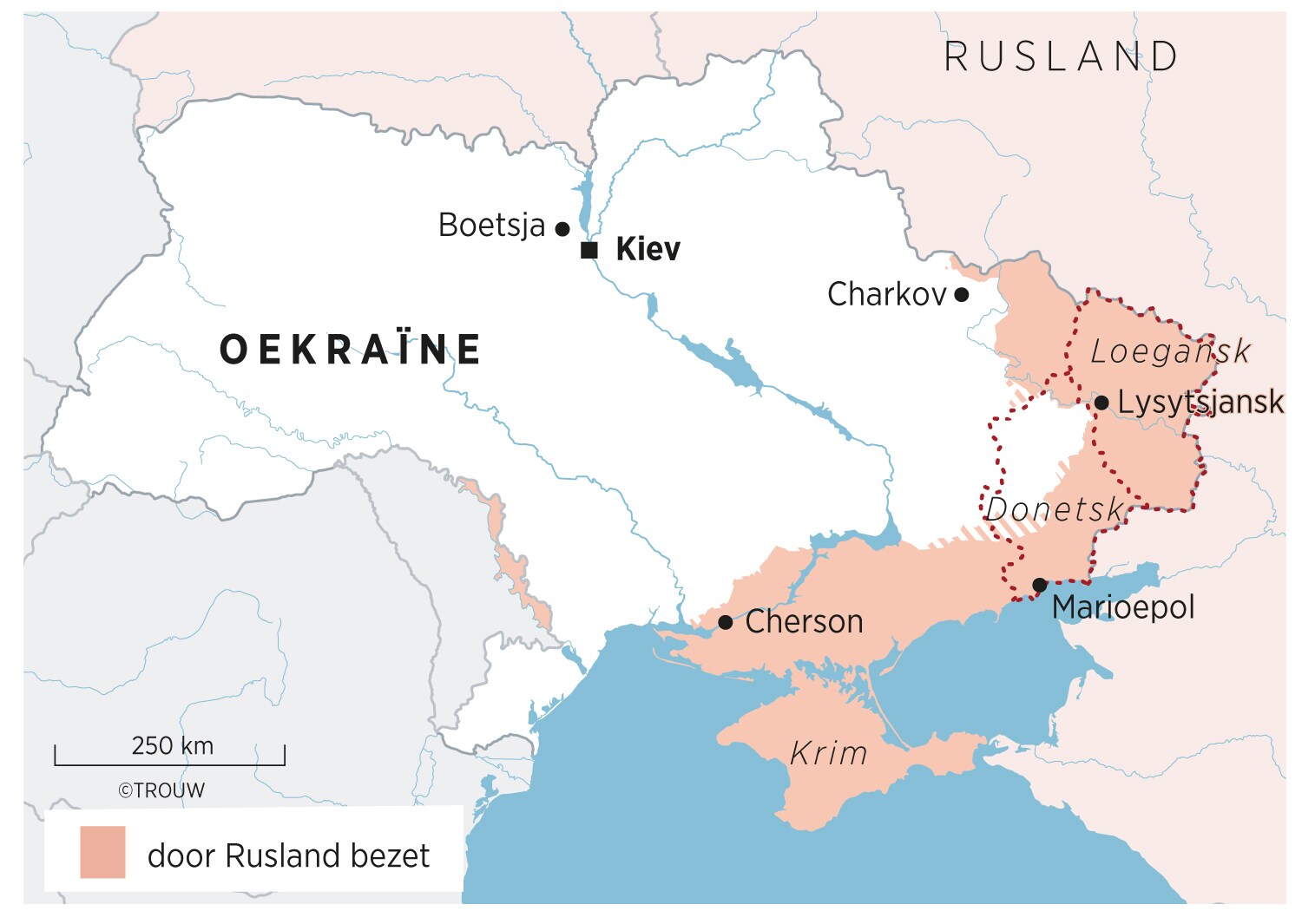 De sleutelmomenten in de oorlog in Oekraïne: een tijdlijn | Trouw