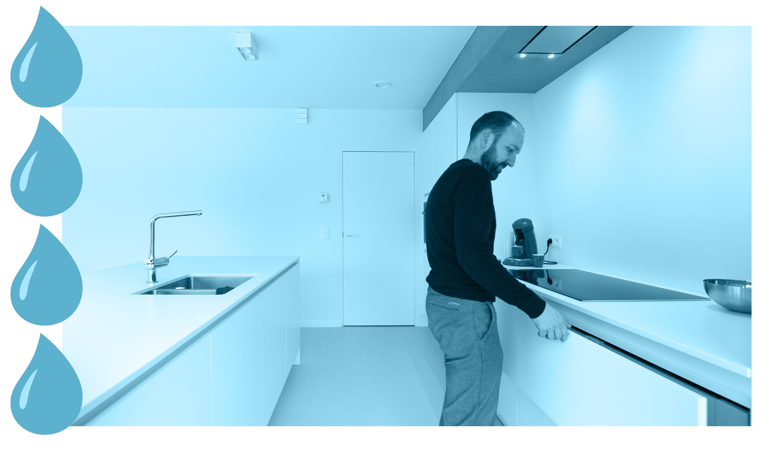 Dankzij deze uitvinding gebruikt David nu tien keer zo weinig water | Trouw