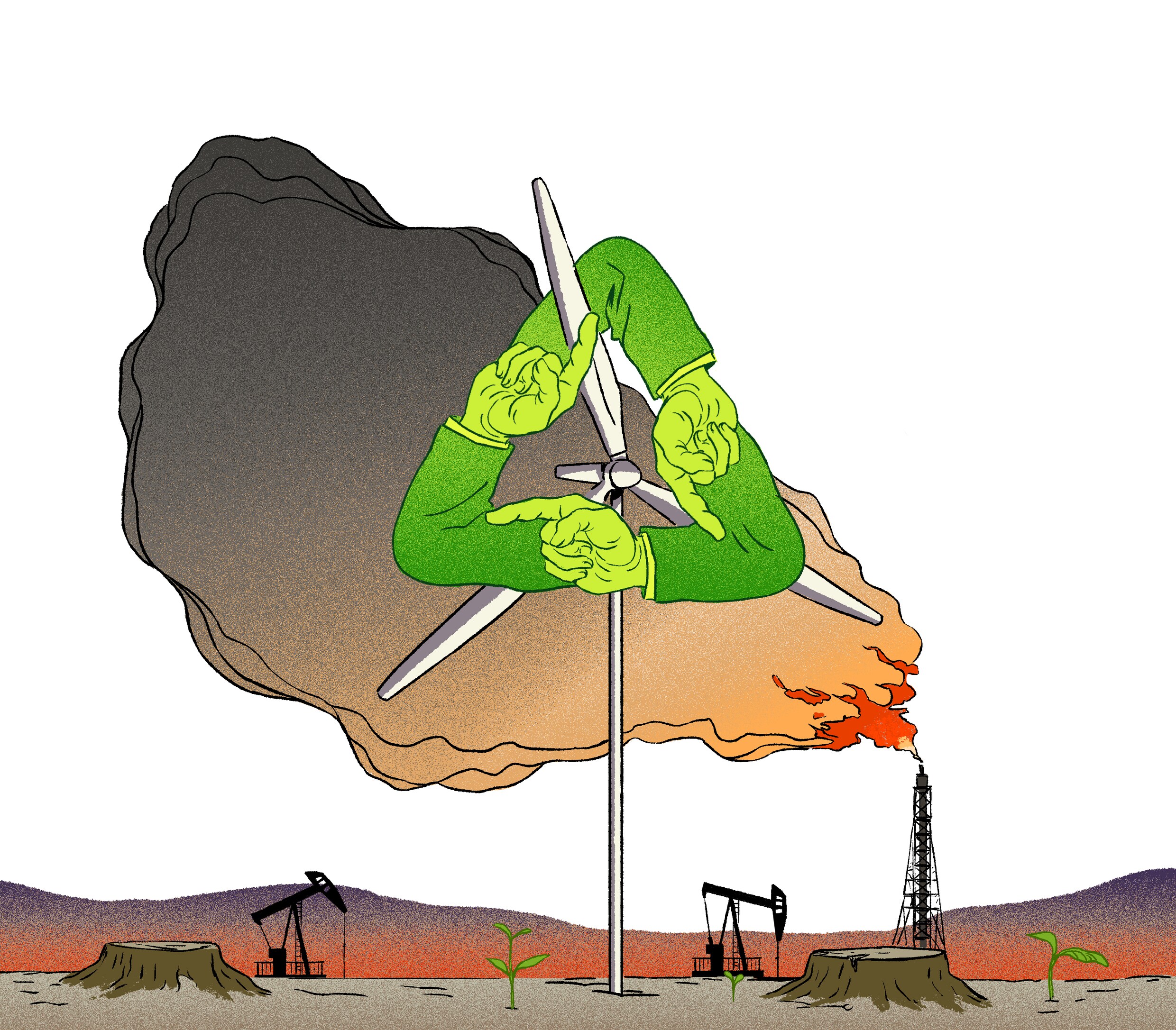 Wie plukt de vruchten van de groene economie? | Trouw