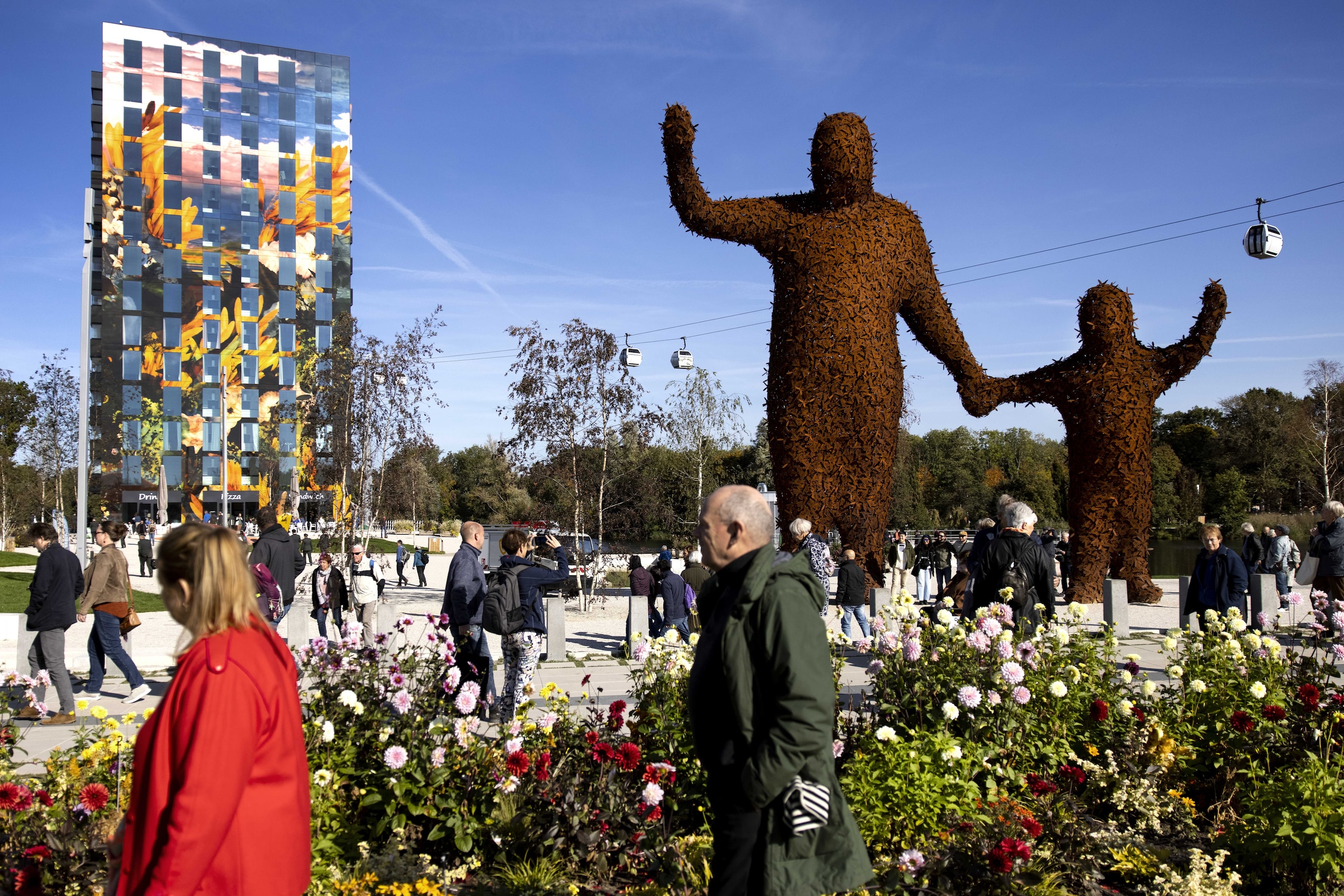 Ondanks de gratis plantjes aan het eind bezochten slechts 685.000 ...