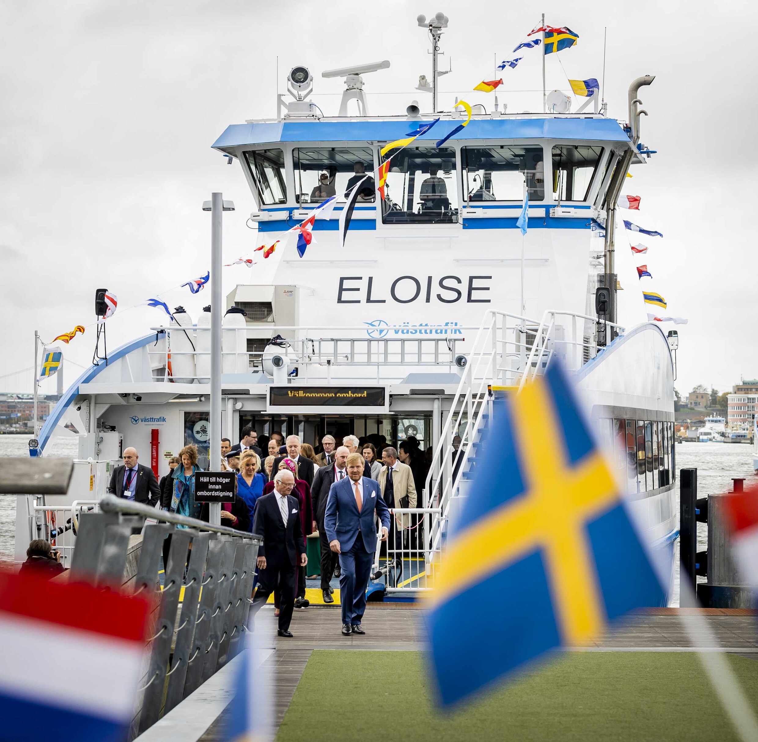 Staatsbezoek Zweden in het teken van de nog niet zo groene scheepvaart ...