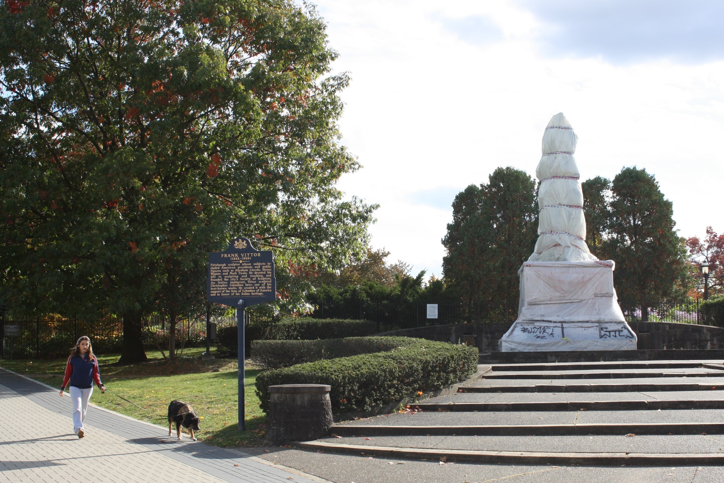Amerikaanse beeldenstorm dreigt nu ook Columbus omver te blazen | Trouw