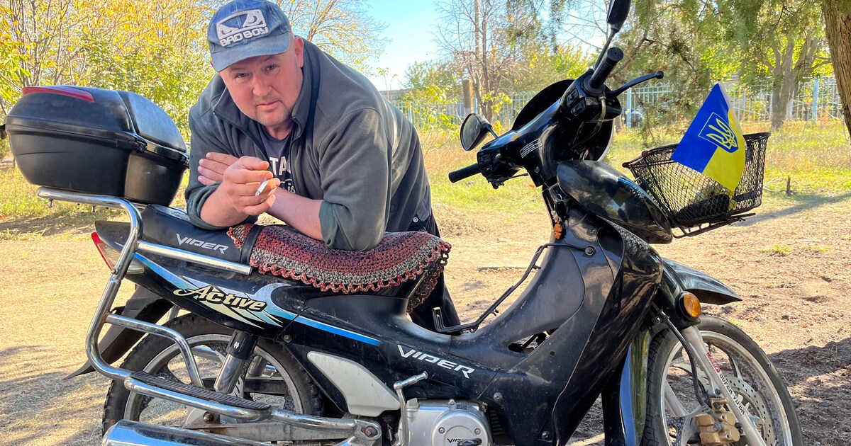 Havrilivka is bevrijd, maar vanaf de andere oever van de Dnipro ...