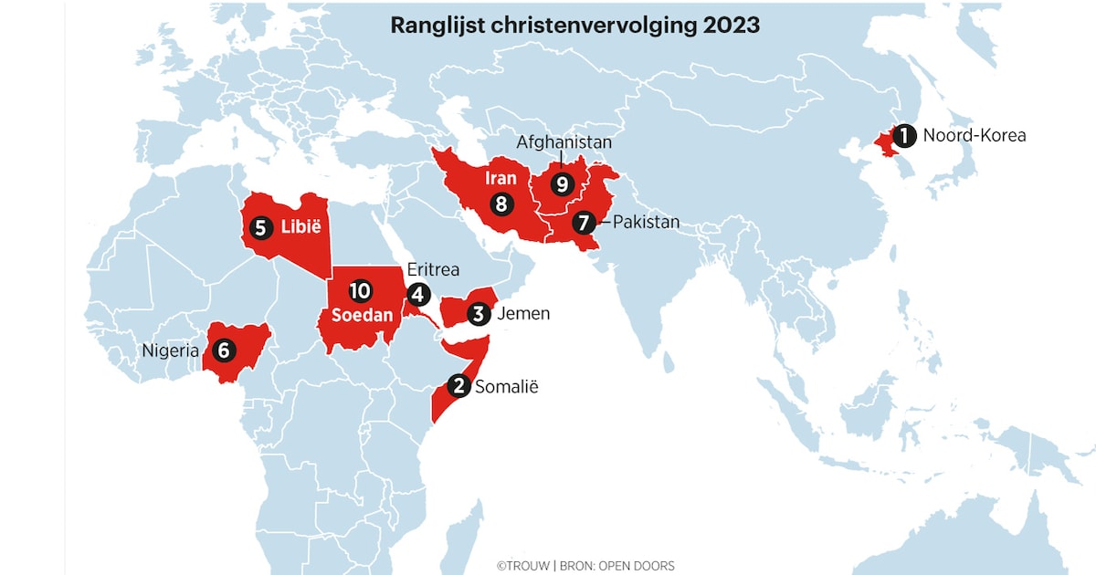 Zorgen over christenvervolging bij maker wereldwijde ranglijst ...