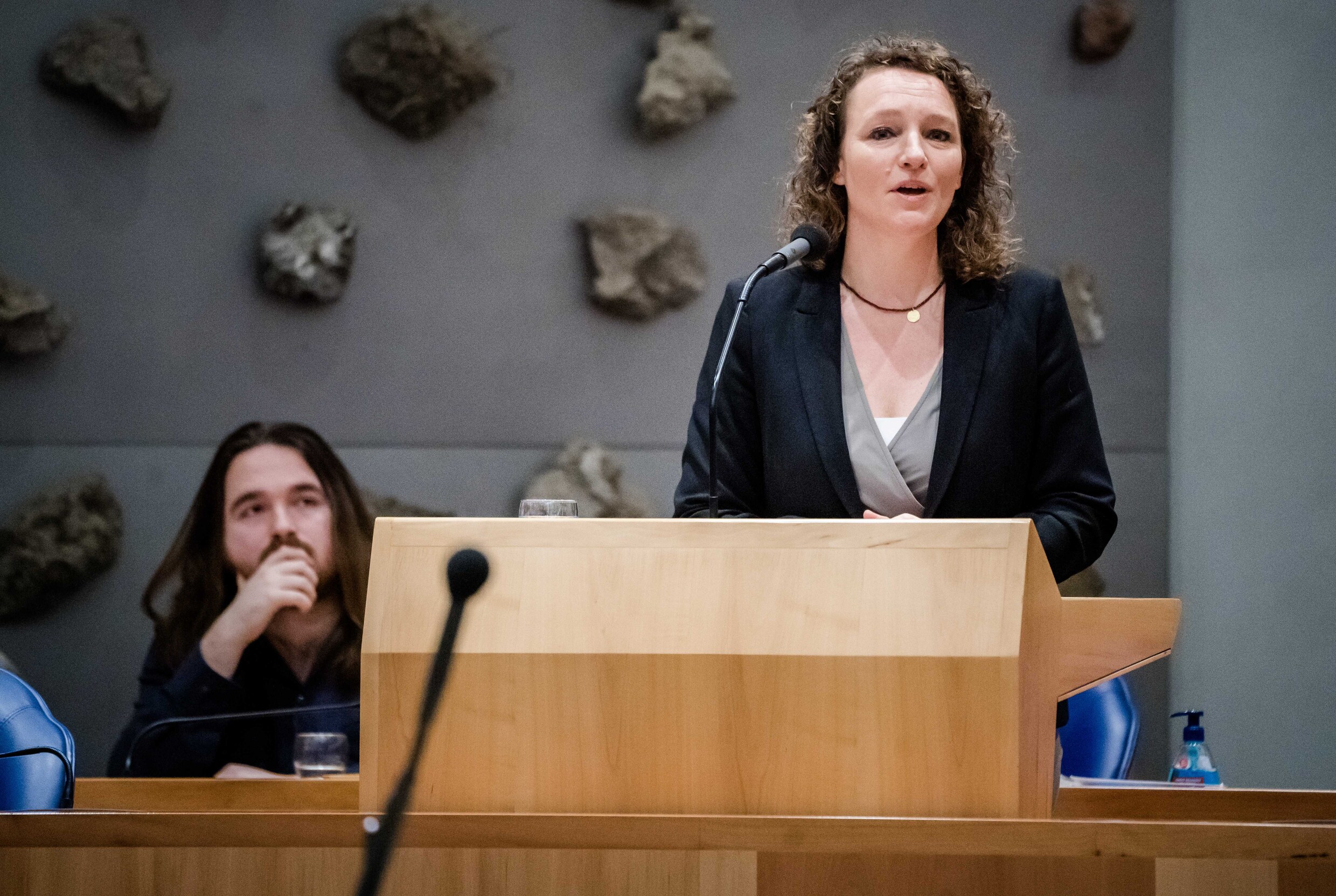 SP-Kamerlid Renske Leijten wakkert het debat over het correctief ...