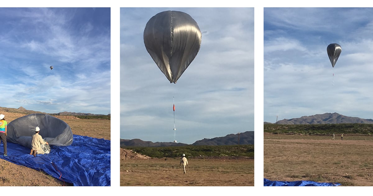Ballon van 40 euro meet infrageluiden in de stratosfeer (en één geluid ...