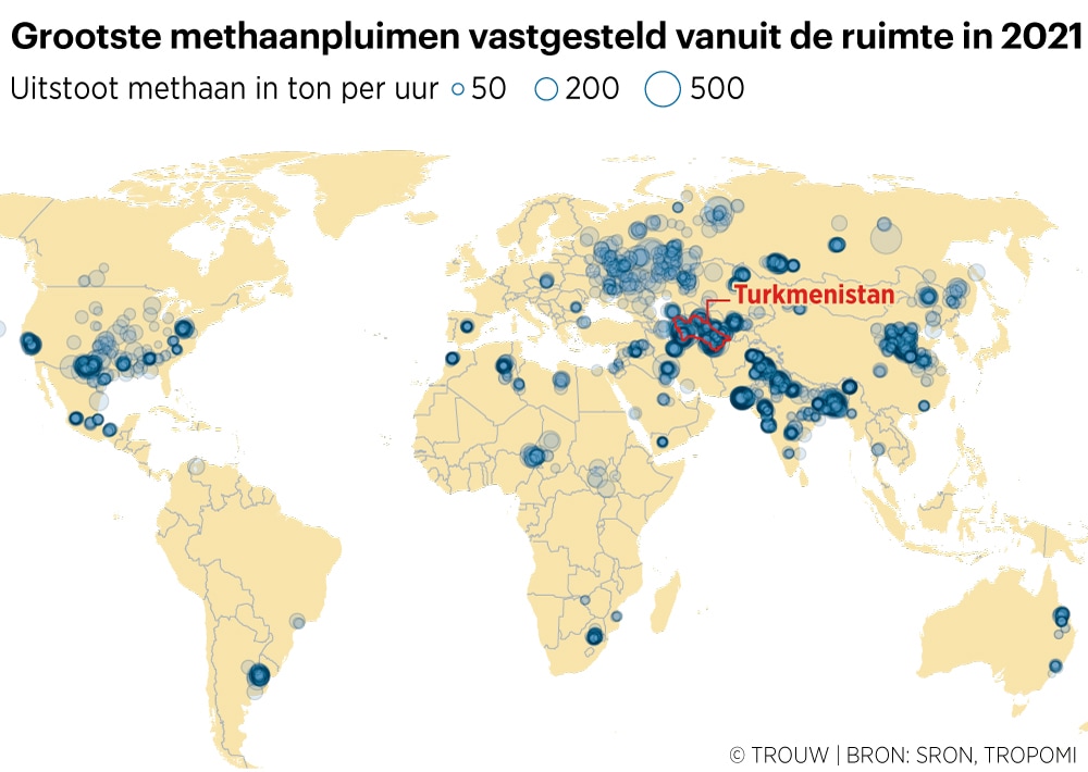 Oude Turkmeense olie- en gasleidingen lekken gigantisch veel ...