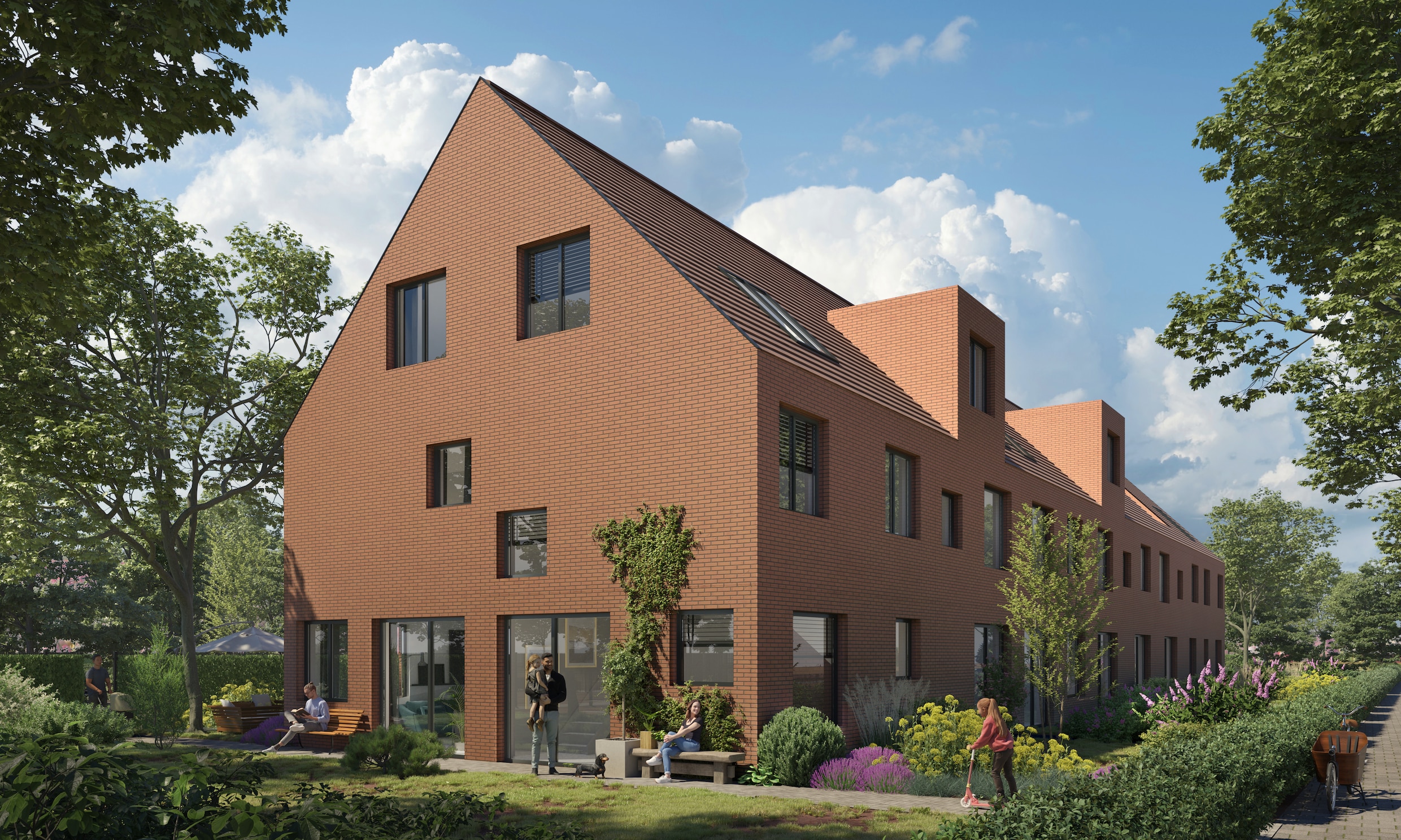 Een rijtjeshuis, maar dan anders, kan helpen bij het woningtekort | Trouw