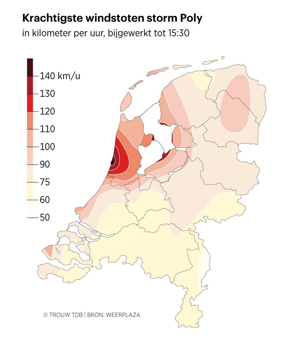 Van code geel naar code rood: waarom was storm Poly zoveel schadelijker ...