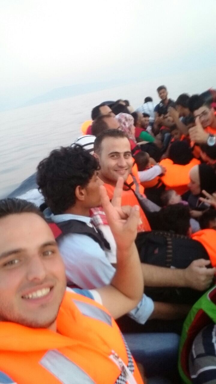 Levensgevaarlijk, toch stapte Mohammed al Masri (31) in het bootje naar ...