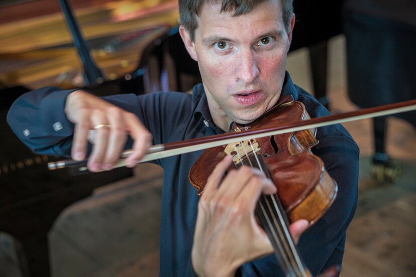 Een echte vondst, opera’s spelen met slechts één viool en één piano ...