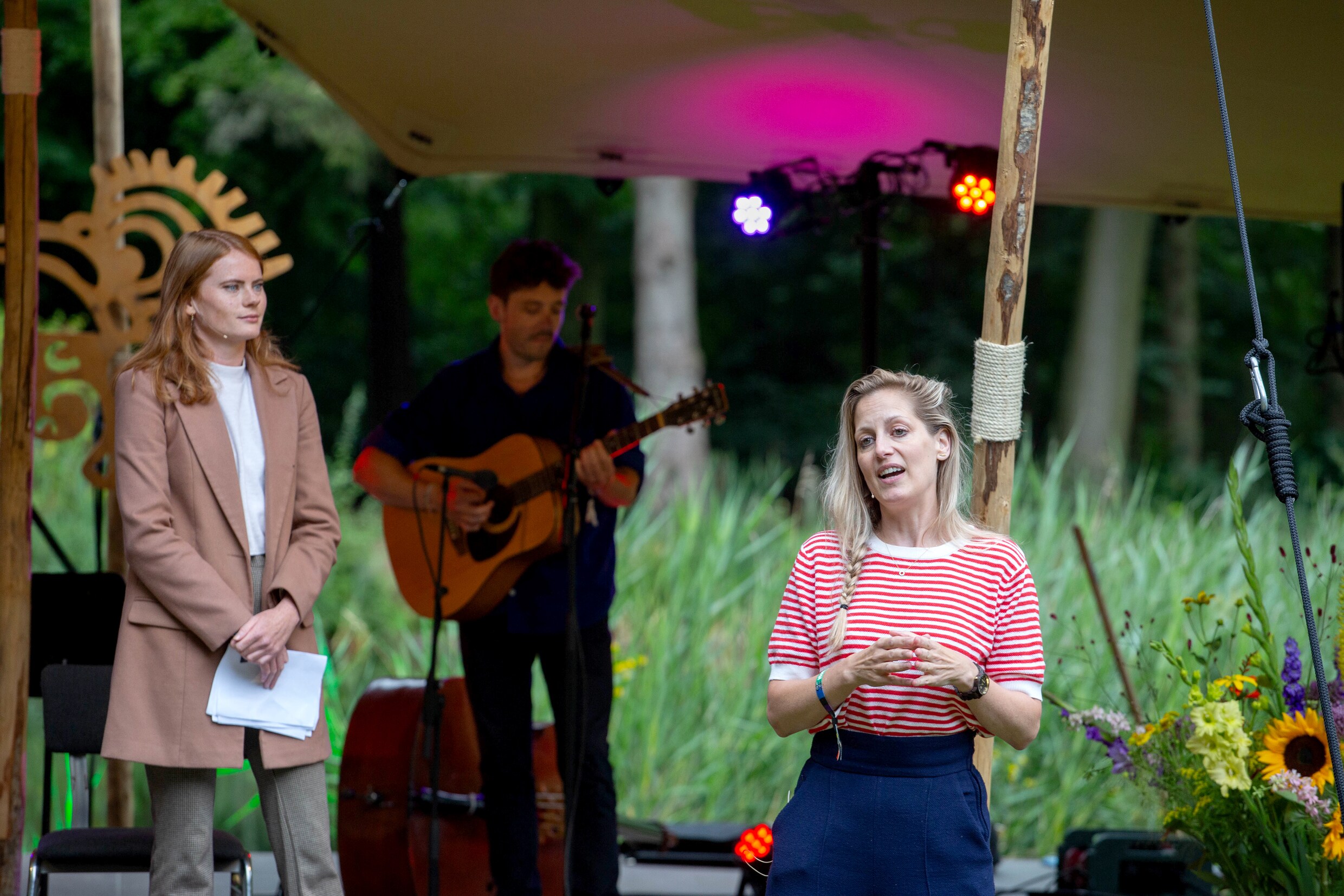 De muziek op Wonderfeel verklankt het stijgende water en de opwarmende ...