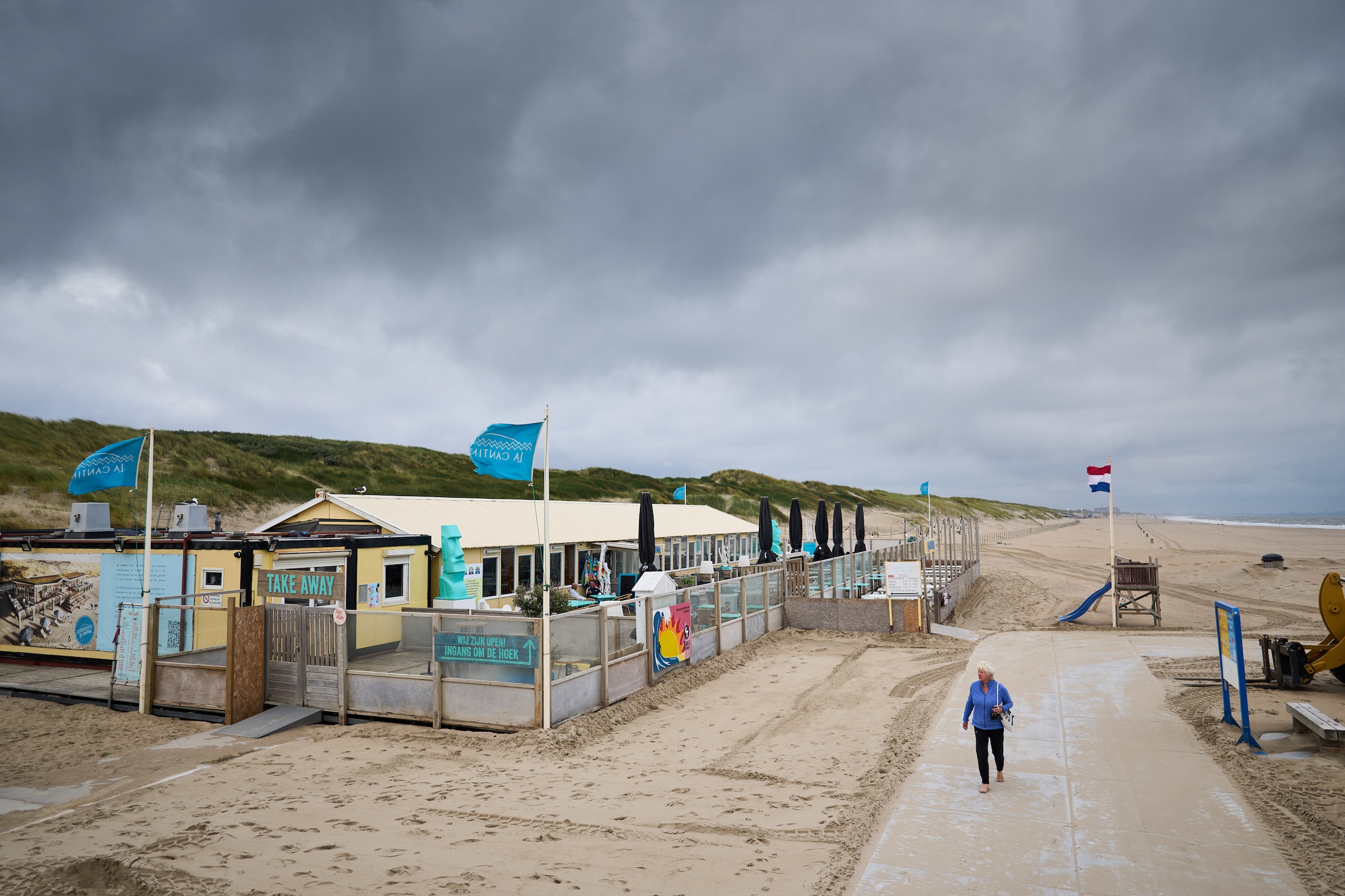 Haagse strandtent mag, mits energieneutraal, blijven staan maar ...