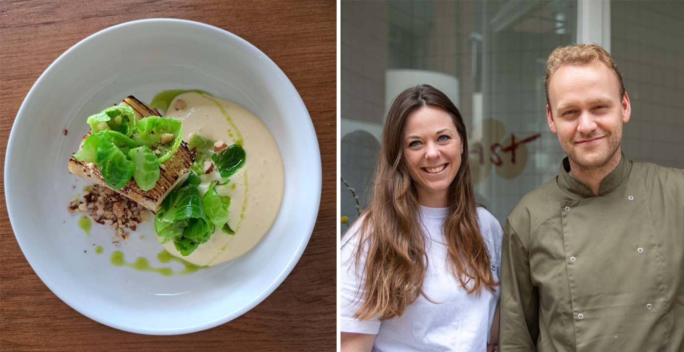 Bij restaurant Gist in Tilburg krijg je spitskool, prei en venkel, maar ...