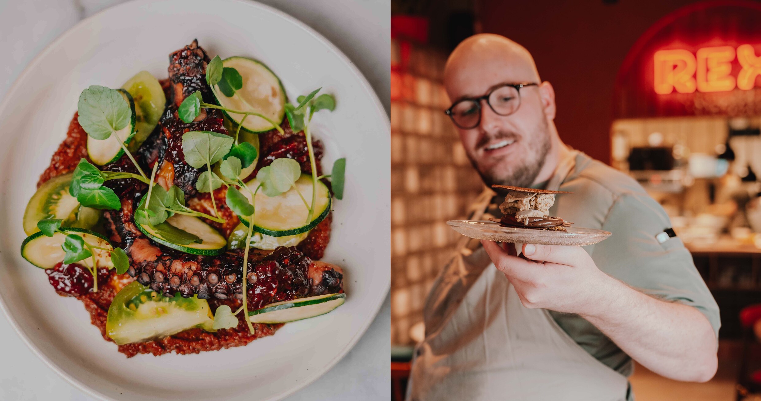 Van rode biet tot octopus: bij restaurant Rex krijgt elke gerecht een ...