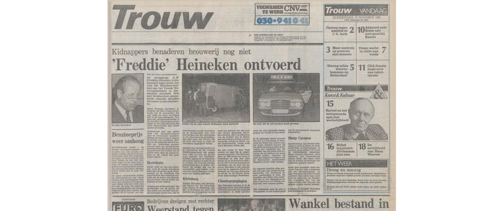 Deze maand in het verleden: de ontvoering van Freddy Heineken | Trouw