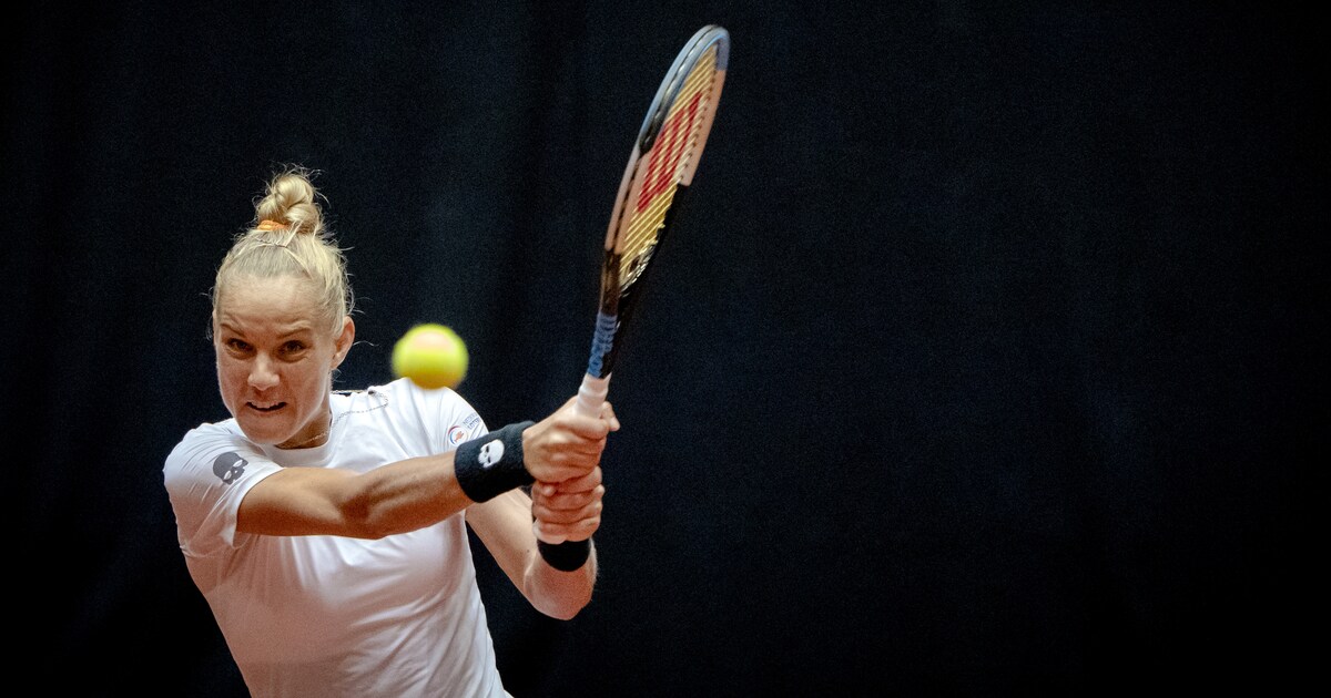 Na het grootste verdriet in haar leven staat tennisster Arantxa Rus met ...