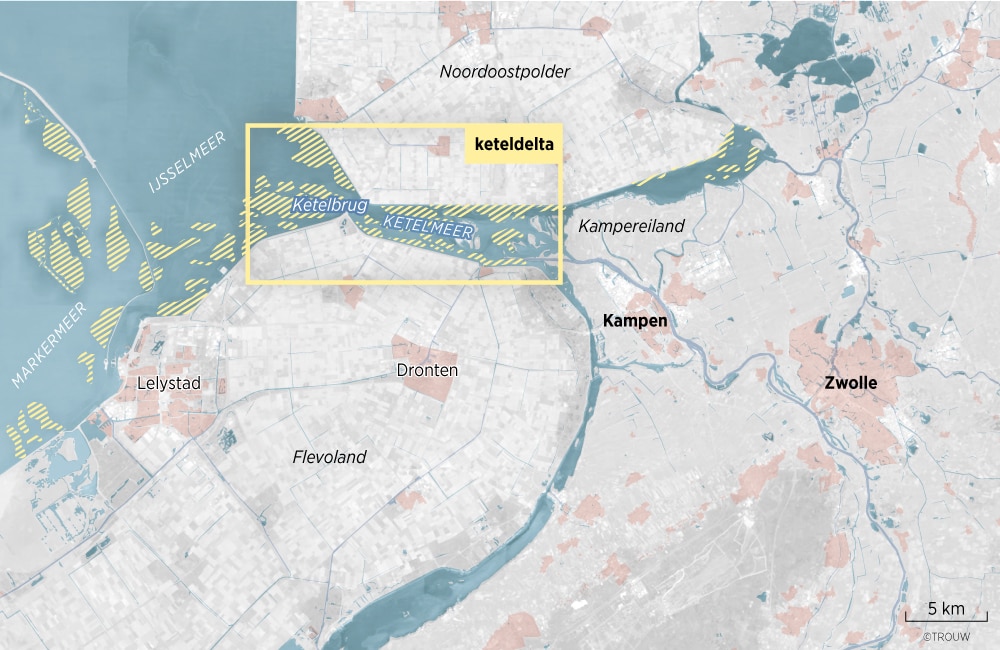 Nieuwe natuur in Keteldelta beschermt Kampen en Zwolle tegen natte ...