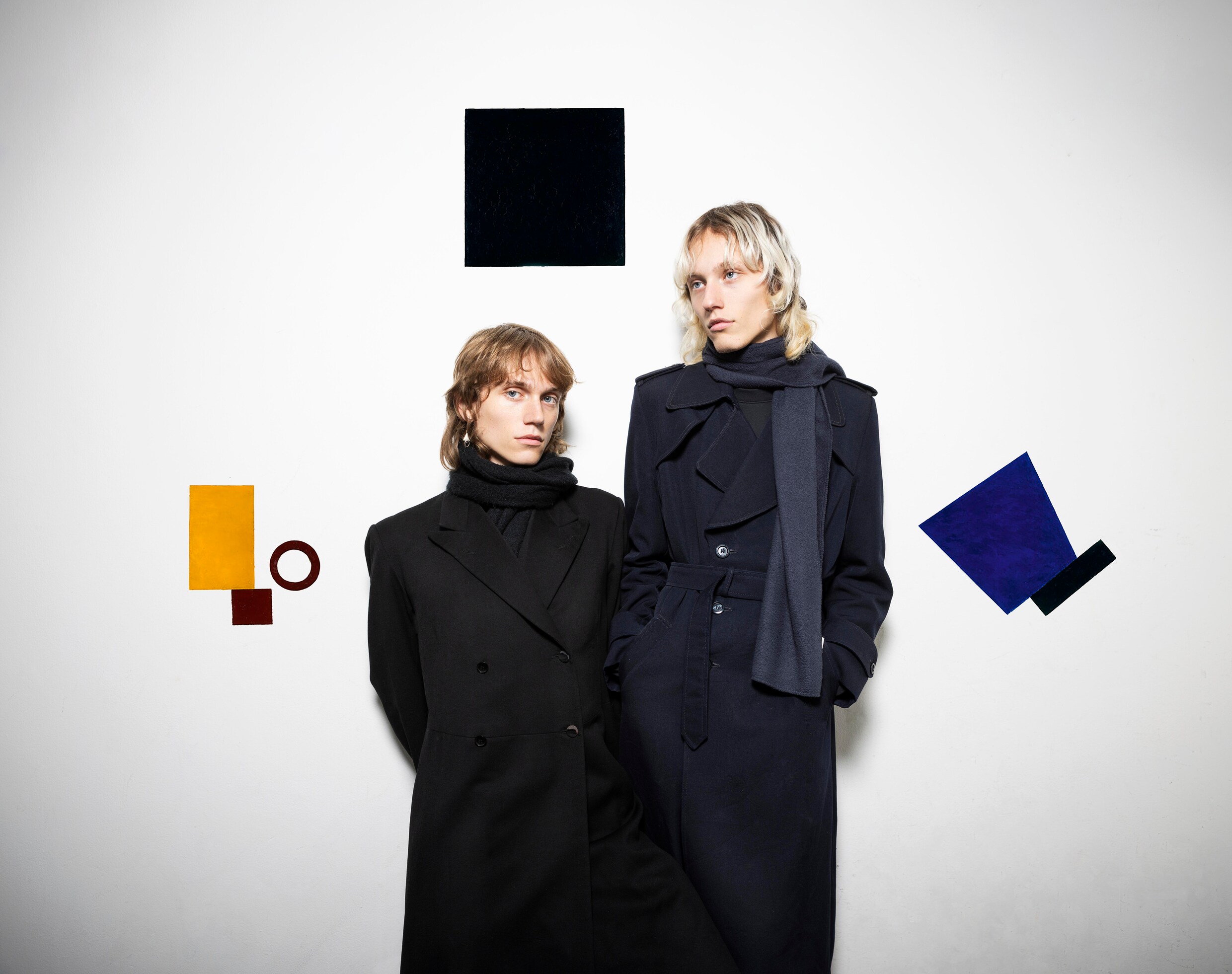 Modellen Matthijs en Ruben Pol maken new wave-muziek uit de tijd van ...