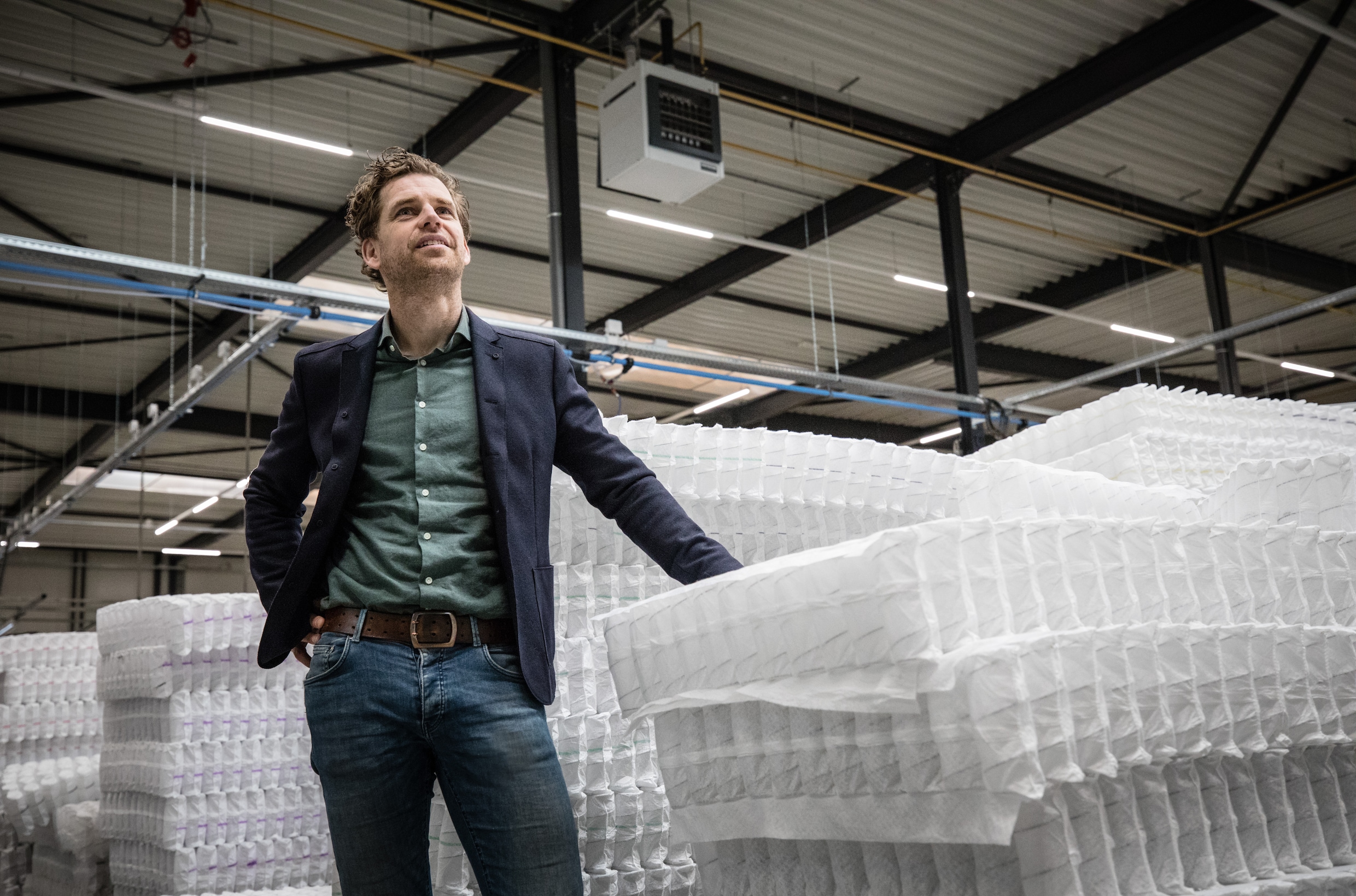 Een matras dat een tweede leven krijgt als matras: bij Auping hebben ze ...