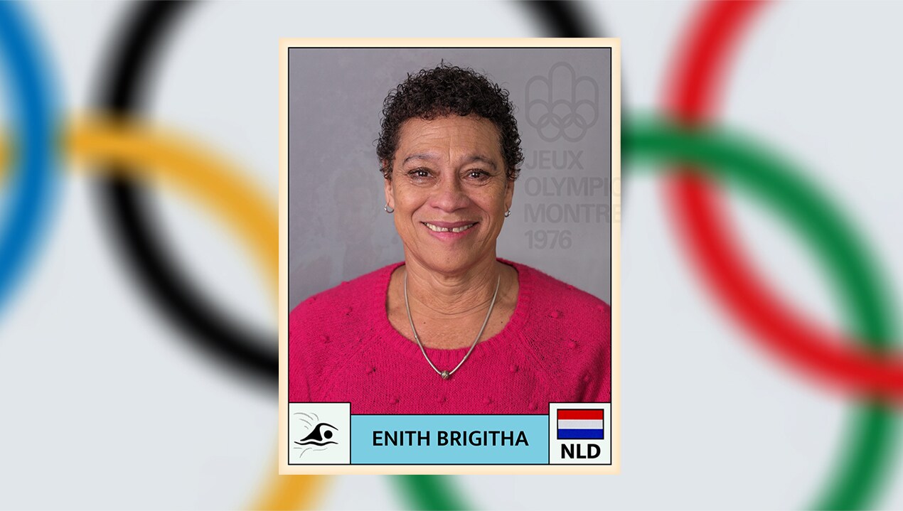 Gestolen medailles of niet, Enith Brigitha viert het leven zoals ze dat ook als topsporter al ...