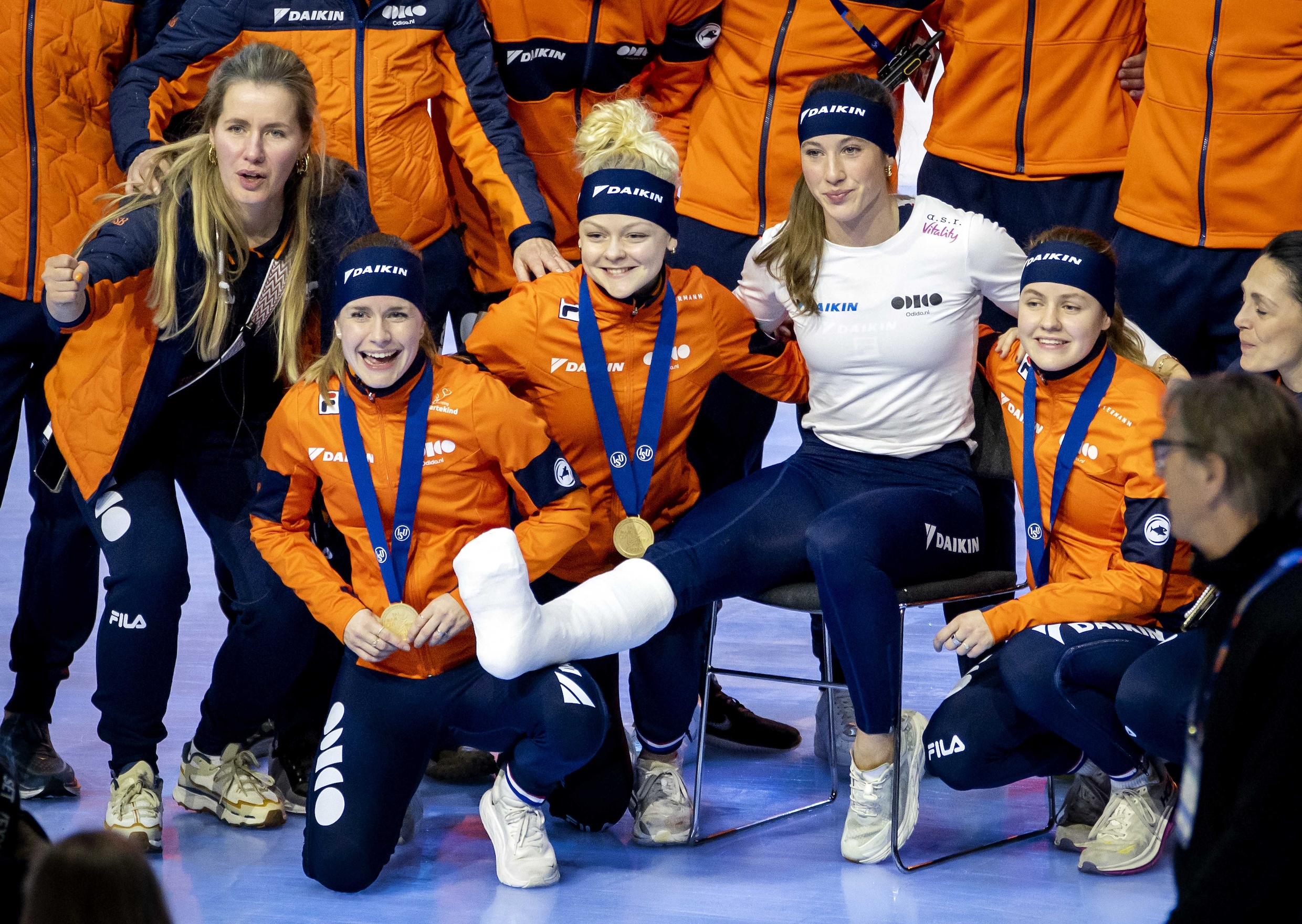 Schulting in het gips is exemplarisch voor gemankeerd WK shorttrack | Trouw