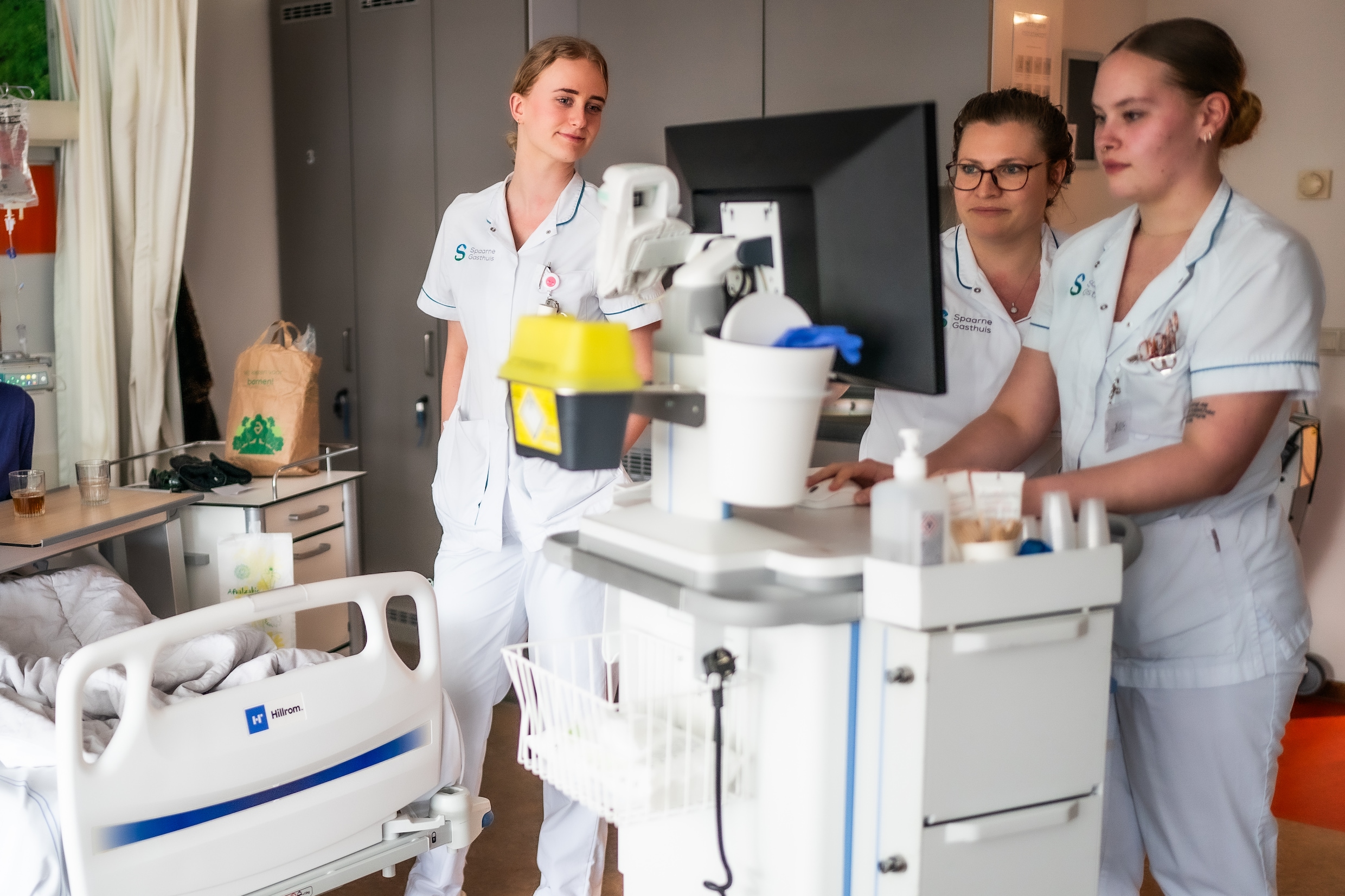 In het Spaarne Gasthuis loopt de stagiair niet met de ervaren ...
